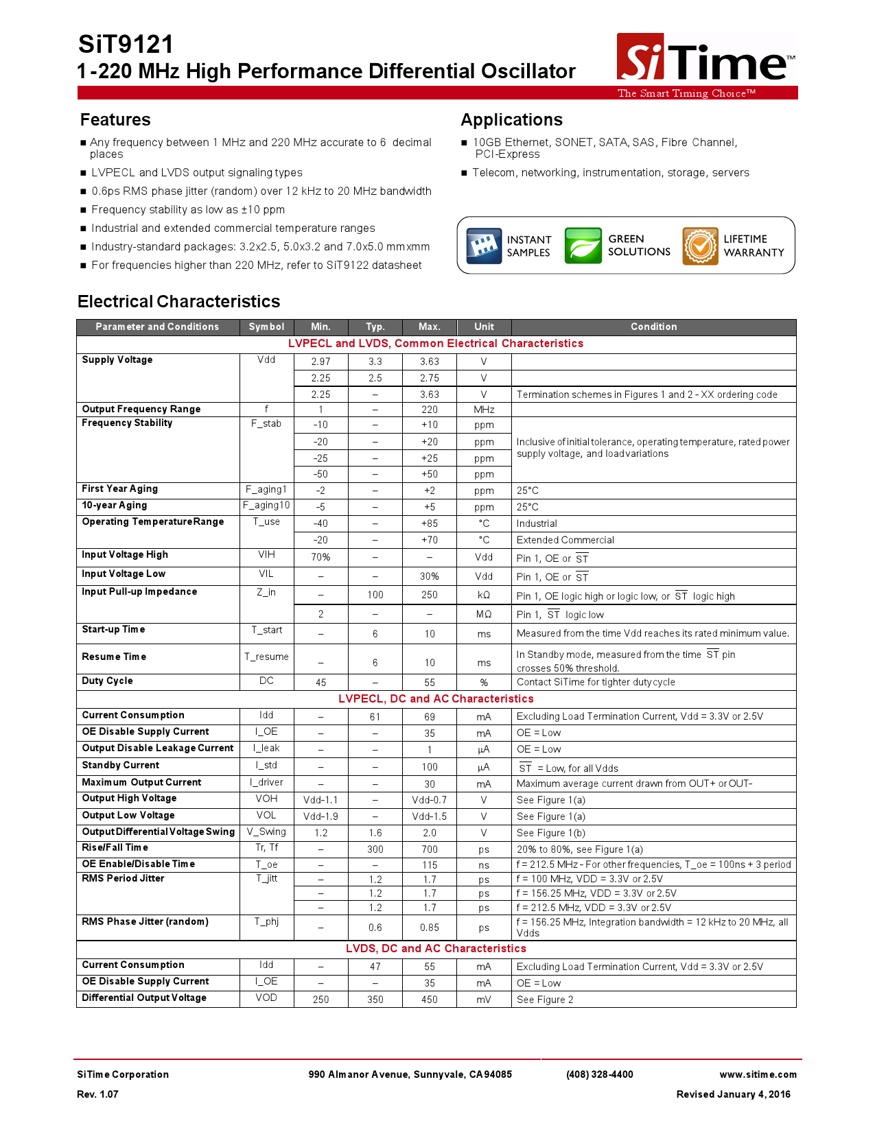 SiT9121AI-2D2-33E156.250000_（SITIME）SiT9121AI-2D2-33E156.250000中文资料_价格 ...