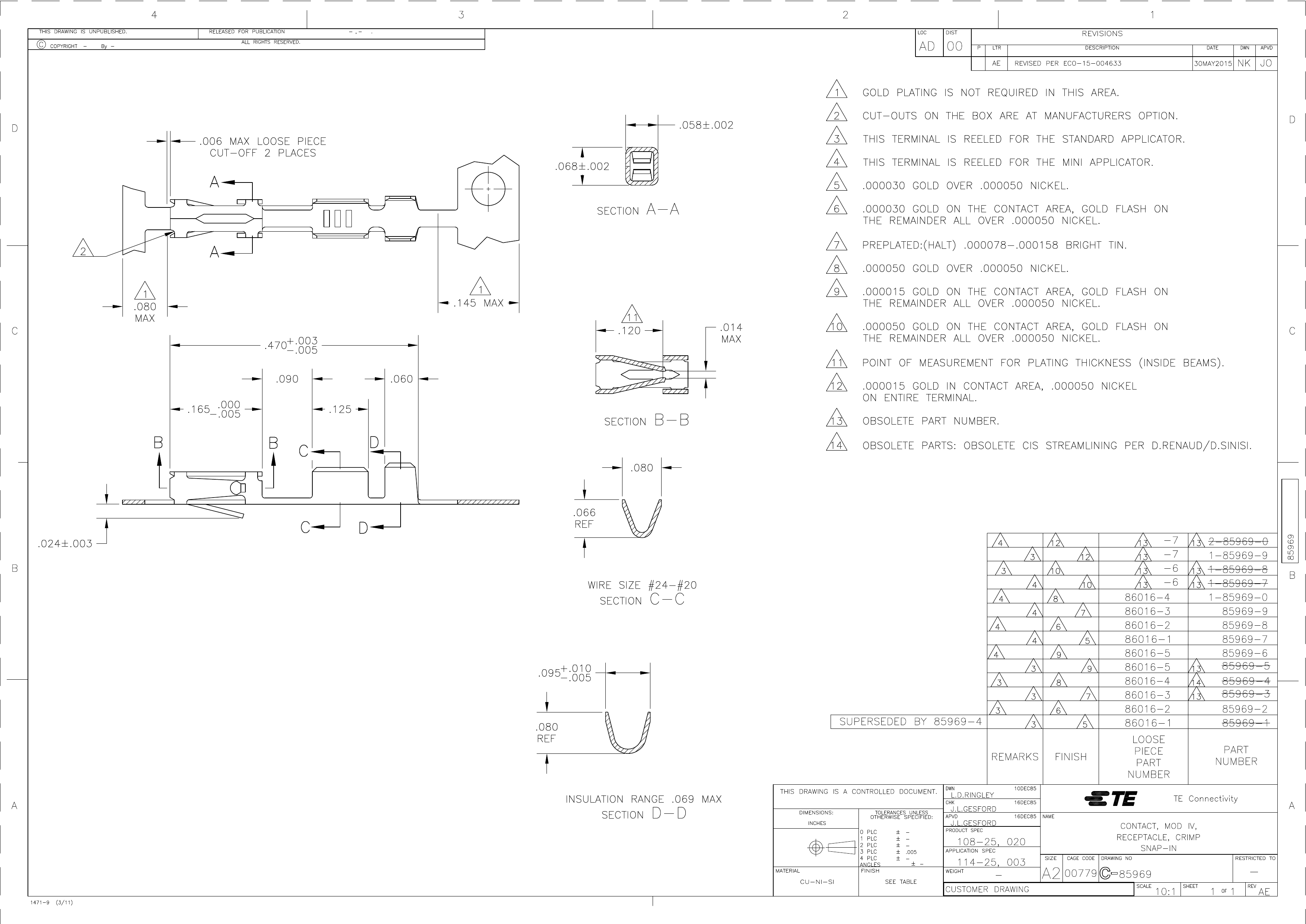 85969-8_（TE Connectivity(美国泰科)）85969-8中文资料_价格_PDF手册-立创电子商城