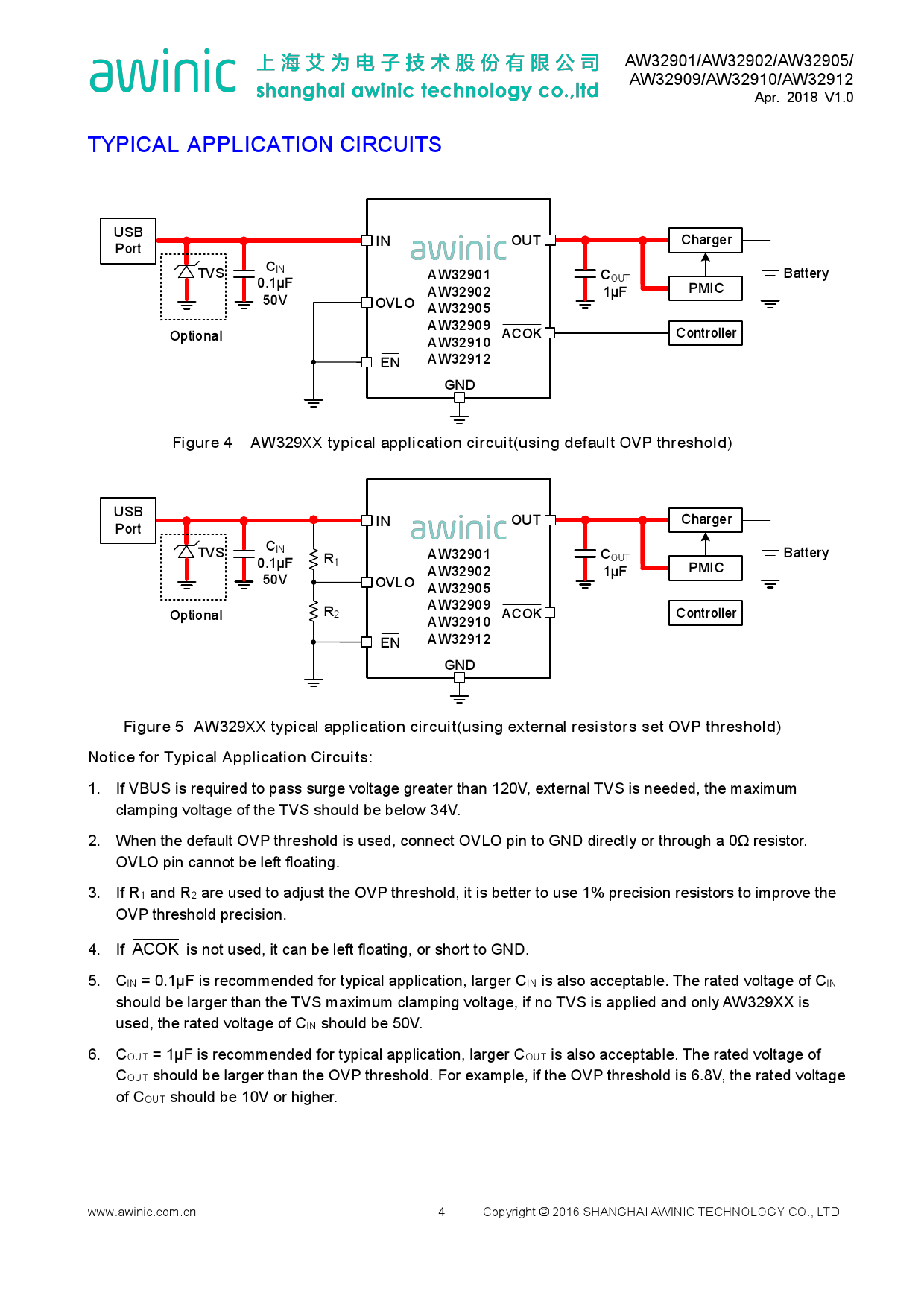 AW32901FCR_（AWINIC(艾为)）AW32901FCR中文资料_价格_PDF手册-立创电子商城