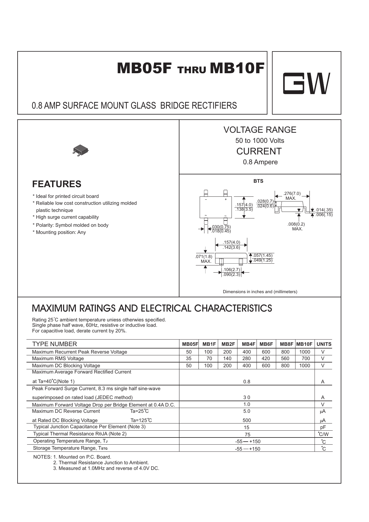 MB10F_（GW(唯圣)）MB10F中文资料_价格_PDF手册-立创电子商城