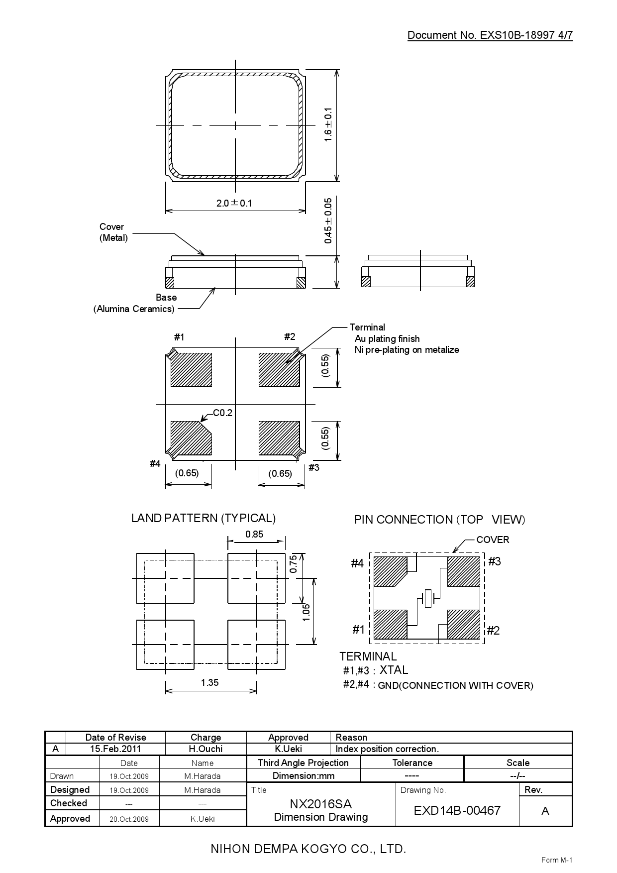 NX2016SA-27.12MHz-EXS00A-CS06744_（NDK）NX2016SA-27.12MHz-EXS00A-CS06744 ...