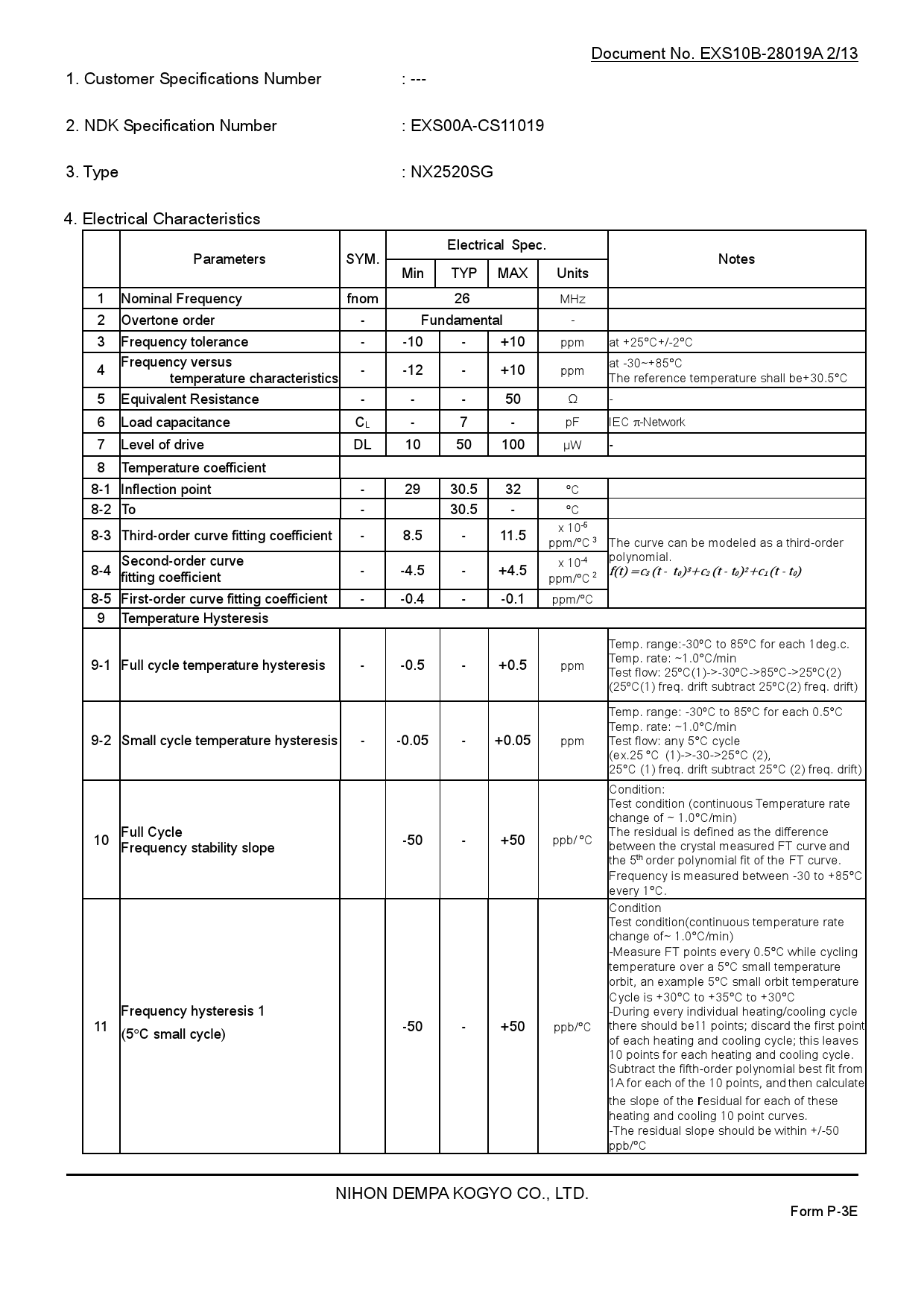 EXS00A-CS11019_（NDK）EXS00A-CS11019中文资料_价格_PDF手册-立创电子商城