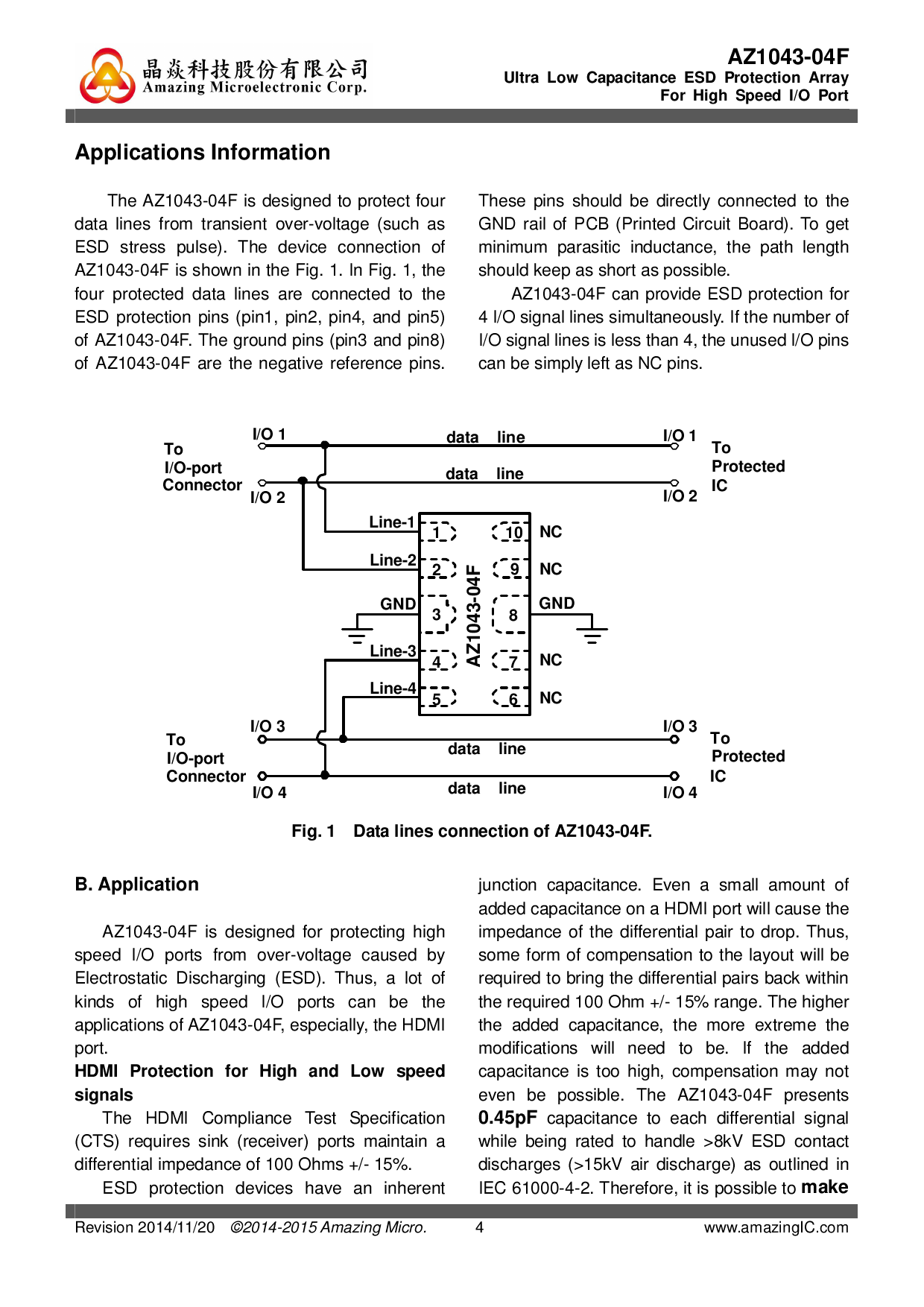 AZ1043-04F.R7G_（AMAZING(晶焱)）AZ1043-04F.R7G中文资料_价格_PDF手册-立创电子商城