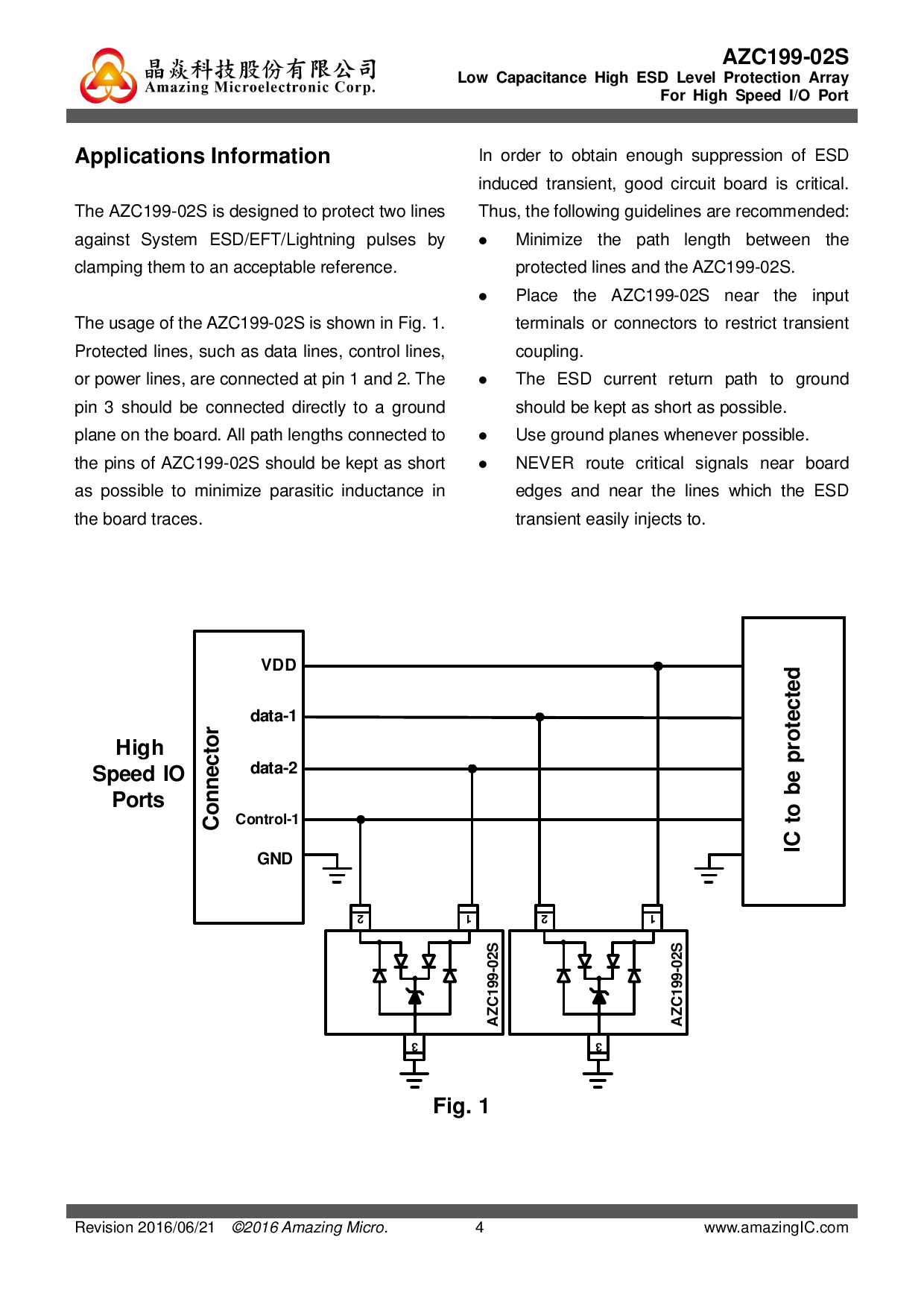 AZC199-02S.R7G_（AMAZING(晶焱)）AZC199-02S.R7G中文资料_价格_PDF手册-立创电子商城