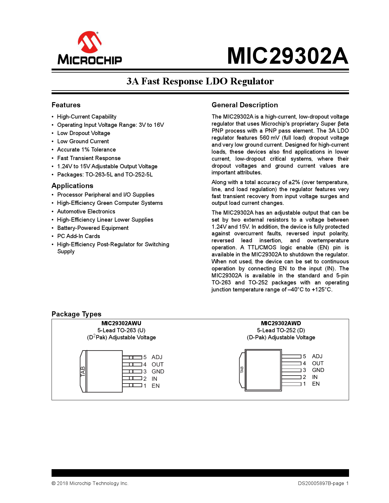 MIC29302AWU-TR_（MICROCHIP(美国微芯)）MIC29302AWU-TR中文资料_价格_PDF手册-立创电子商城