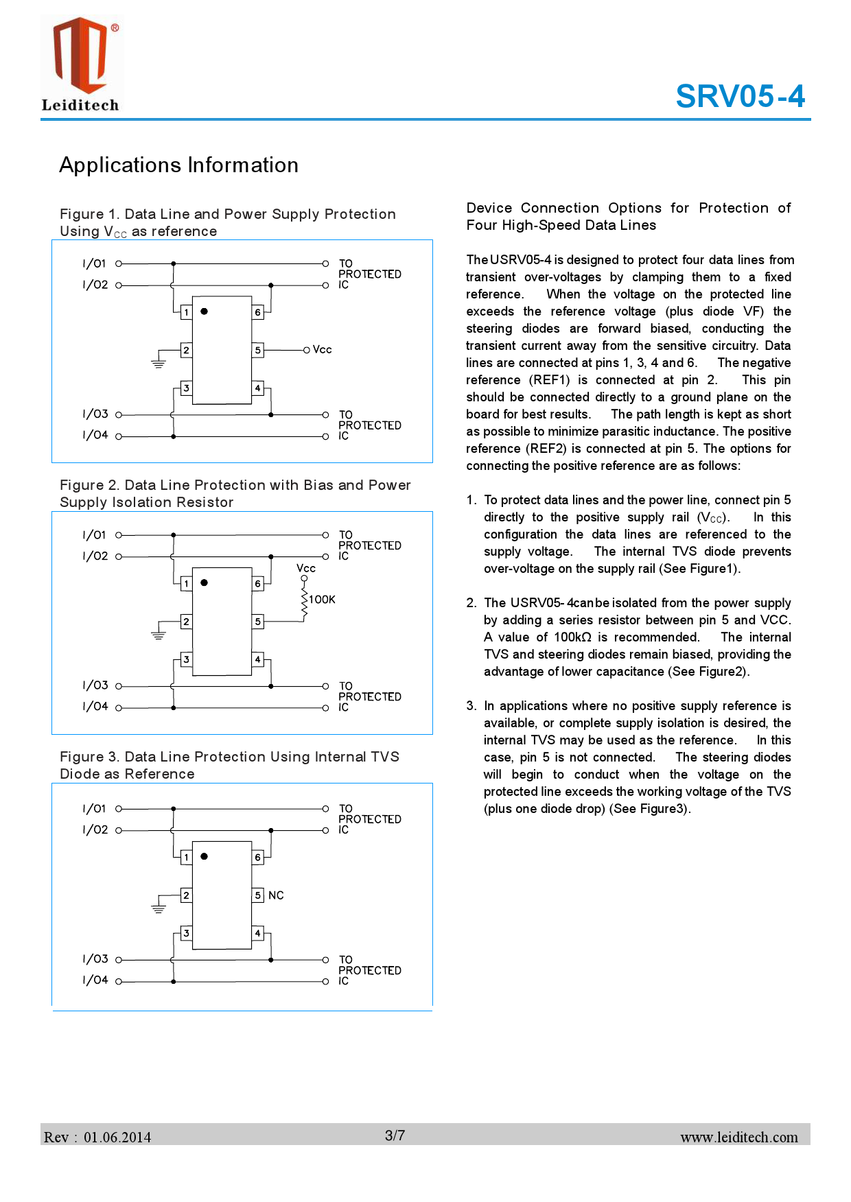 SRV05-4_（Leiditech(雷卯电子)）SRV05-4中文资料_价格_PDF手册-立创电子商城