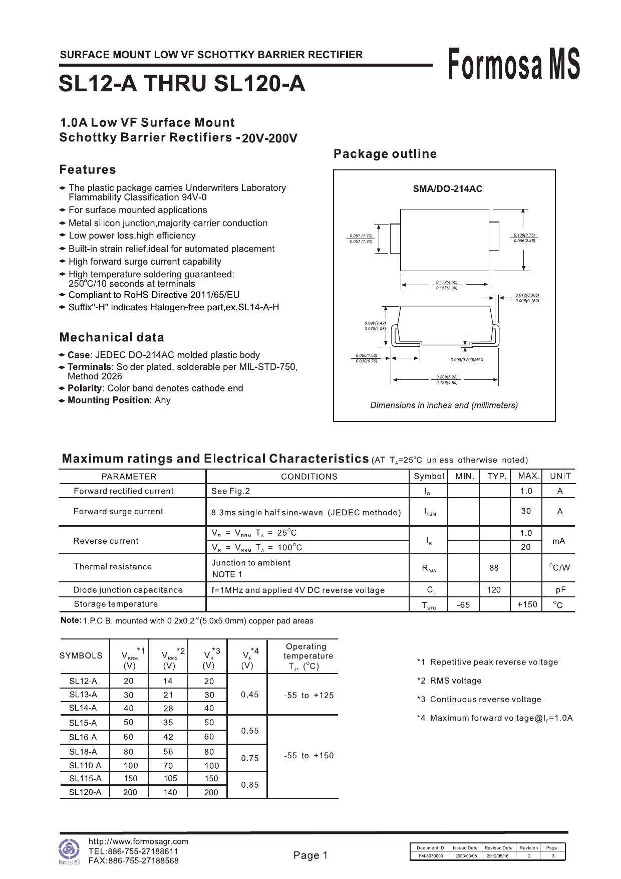 SL14-A_（AnBon(安邦)）SL14-A中文资料_价格_PDF手册-立创电子商城