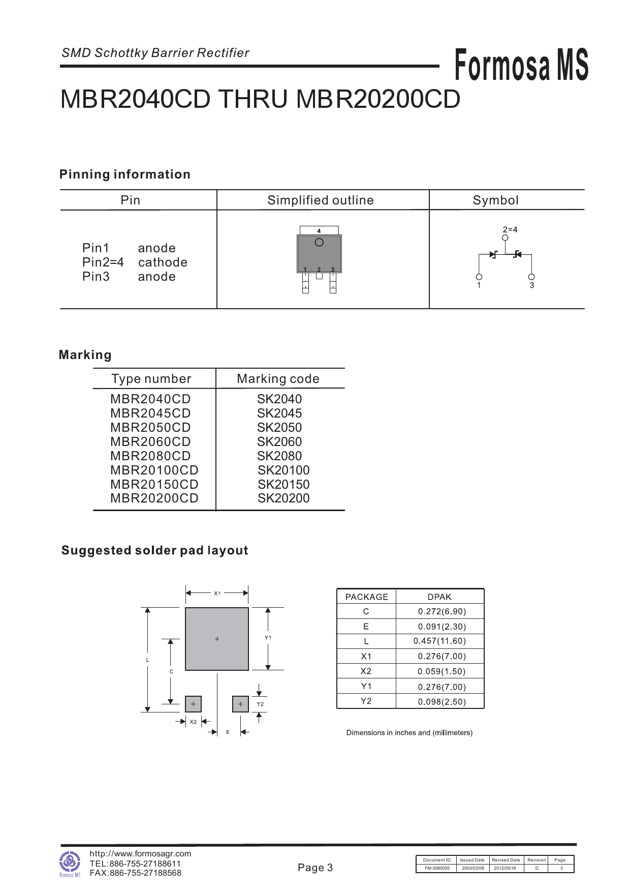 MBR20100CD_（AnBon(台湾安邦)）MBR20100CD中文资料_价格_PDF手册-立创电子商城