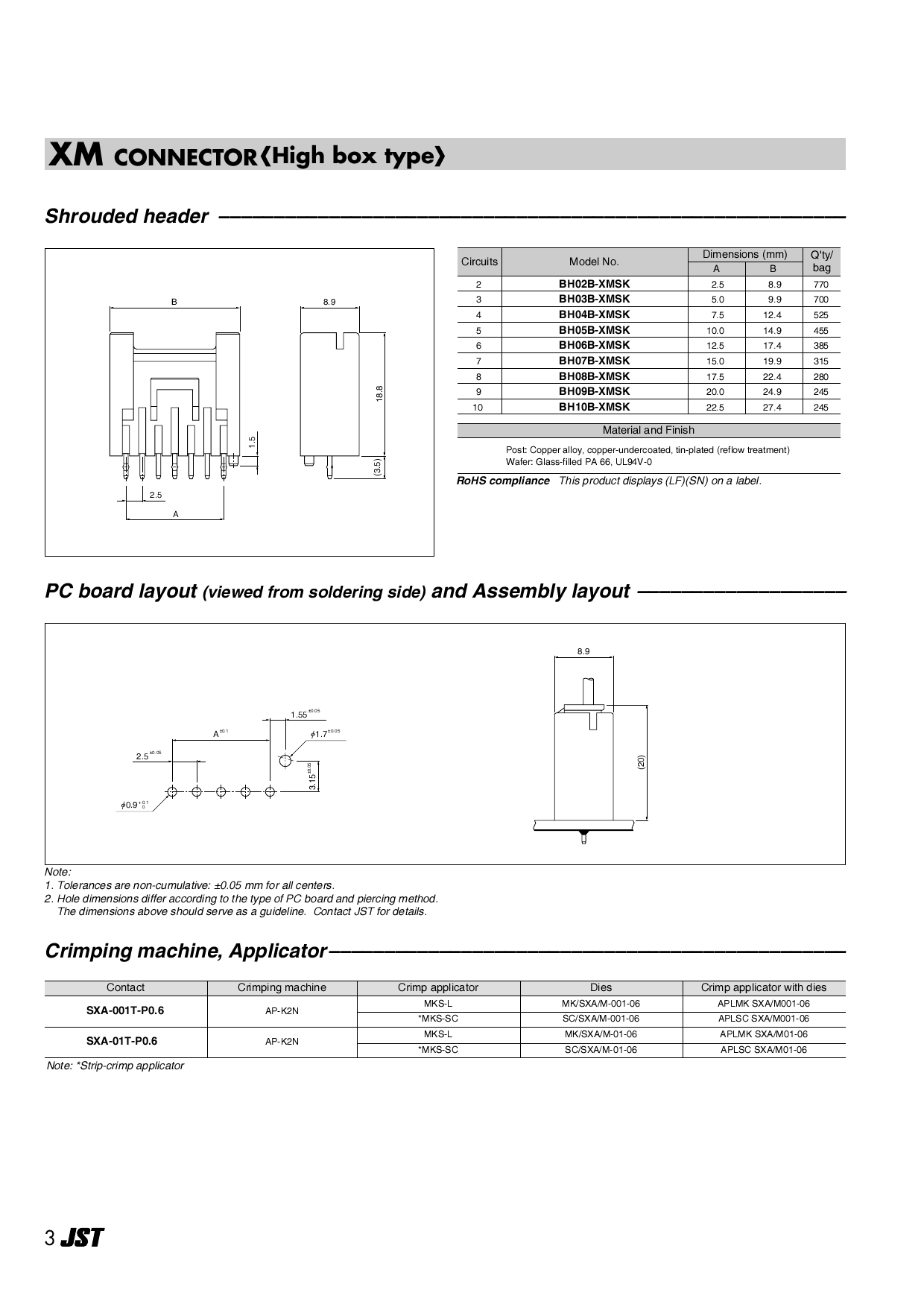 XMS-08V_（JST）XMS-08V中文资料_价格_PDF手册-立创电子商城