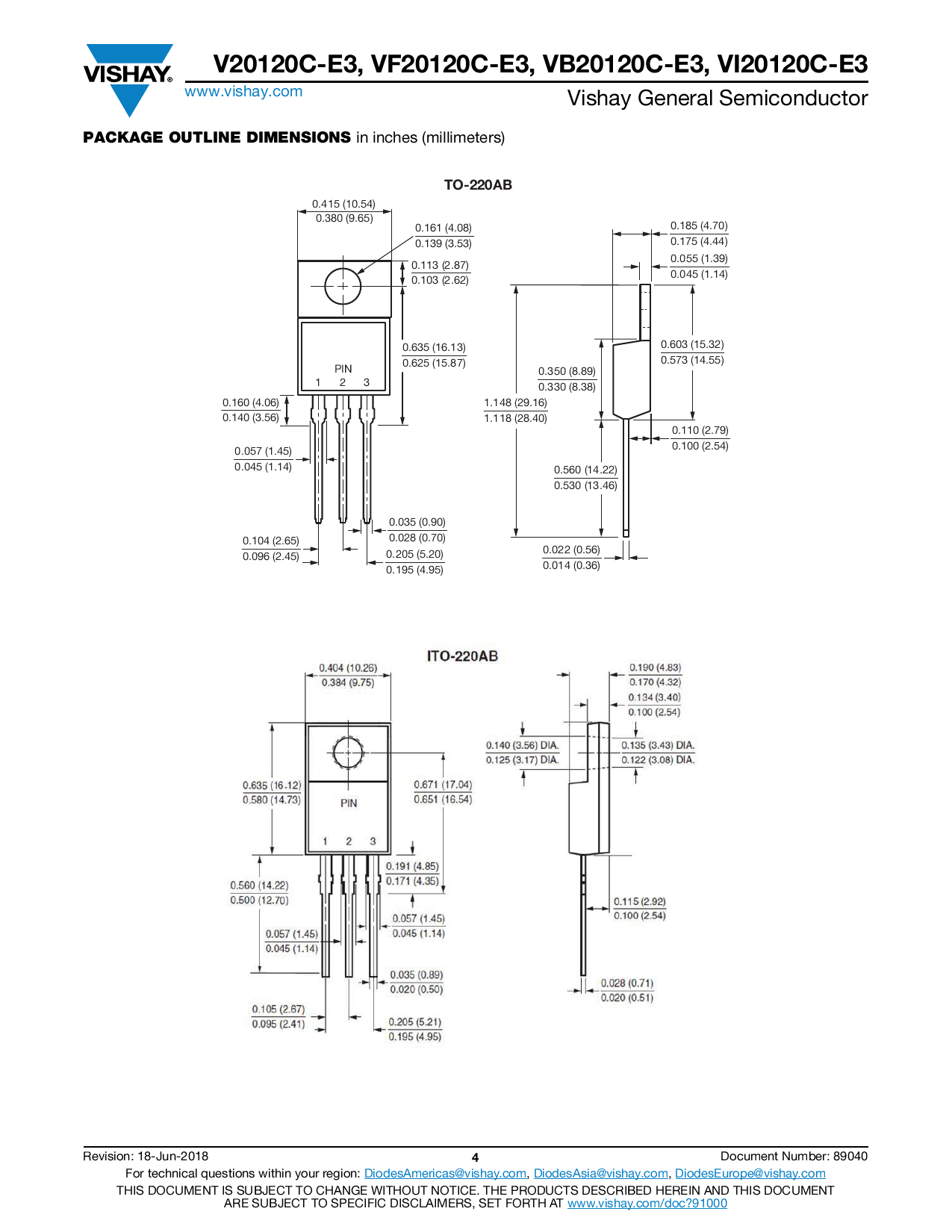V20120C-E3/4W_（VISHAY(威世)）V20120C-E3/4W中文资料_价格_PDF手册-立创电子商城