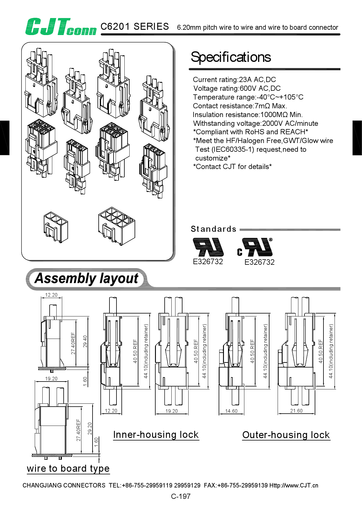 C6201F-TP_（CJT(长江连接器)）C6201F-TP中文资料_价格_PDF手册-立创电子商城