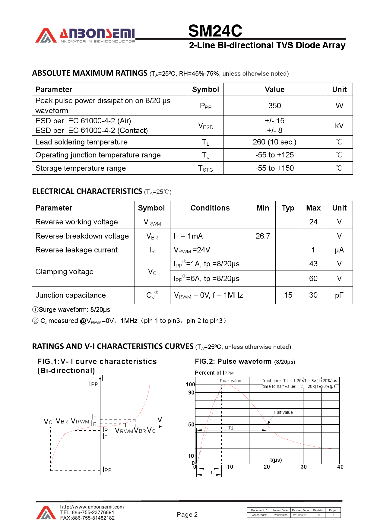 SM24C_（AnBon(安邦)）SM24C中文资料_价格_PDF手册-立创电子商城