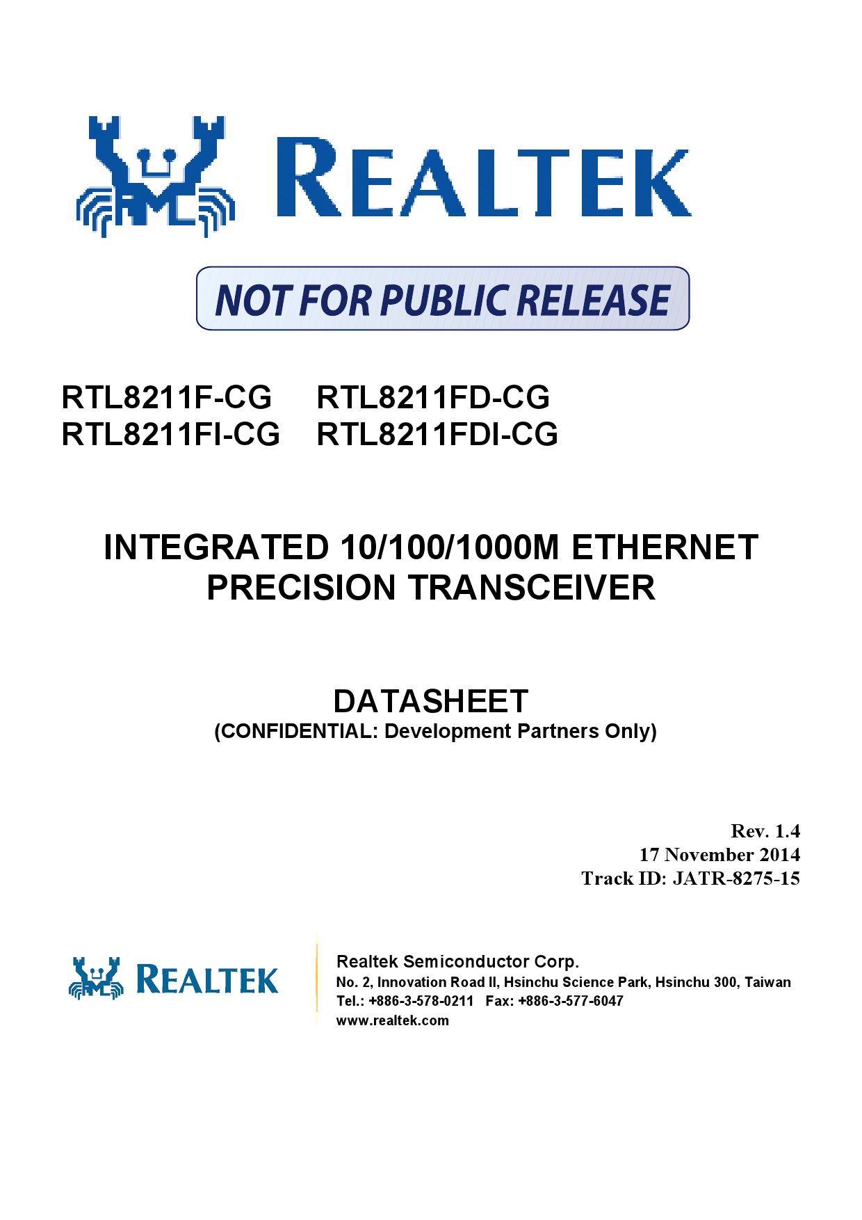 RTL8211F-CG_（REALTEK(瑞昱)）RTL8211F-CG中文资料_价格_PDF手册-立创电子商城