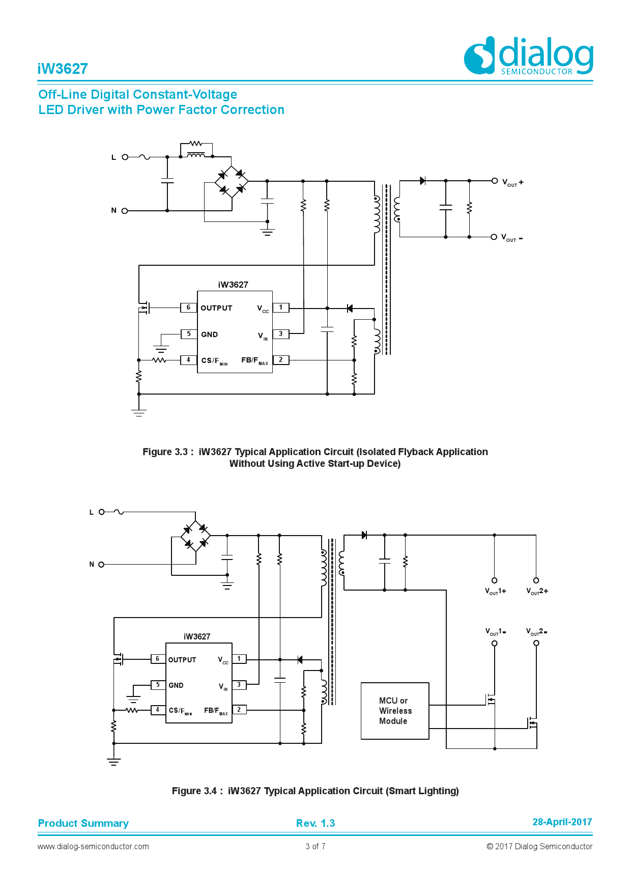 IW3627-00_（Dialog Semiconductor）IW3627-00中文资料_价格_PDF手册-立创电子商城