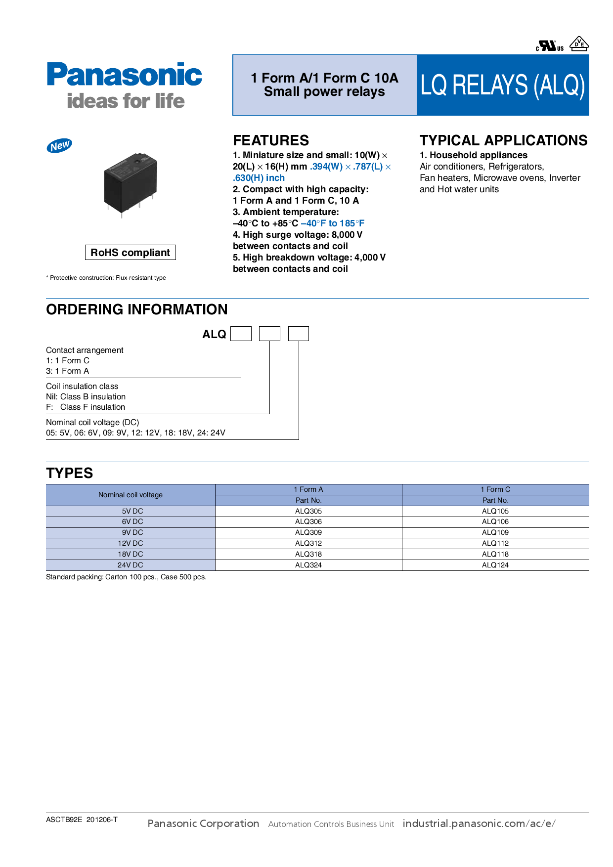 ALQ112_（PANASONIC(松下)）ALQ112中文资料_价格_PDF手册-立创电子商城