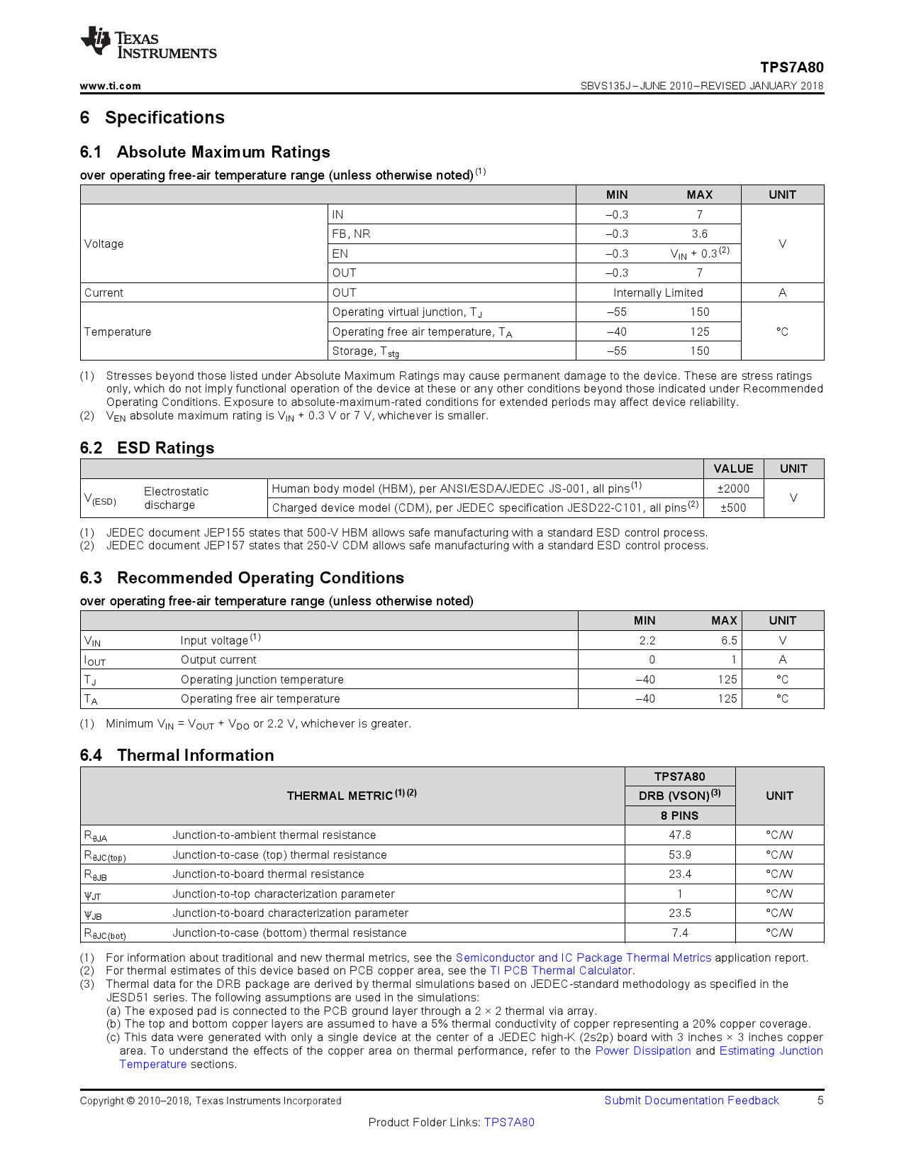 TPS7A8001DRBT_（TI(德州仪器)）TPS7A8001DRBT中文资料_价格_PDF手册-立创电子商城
