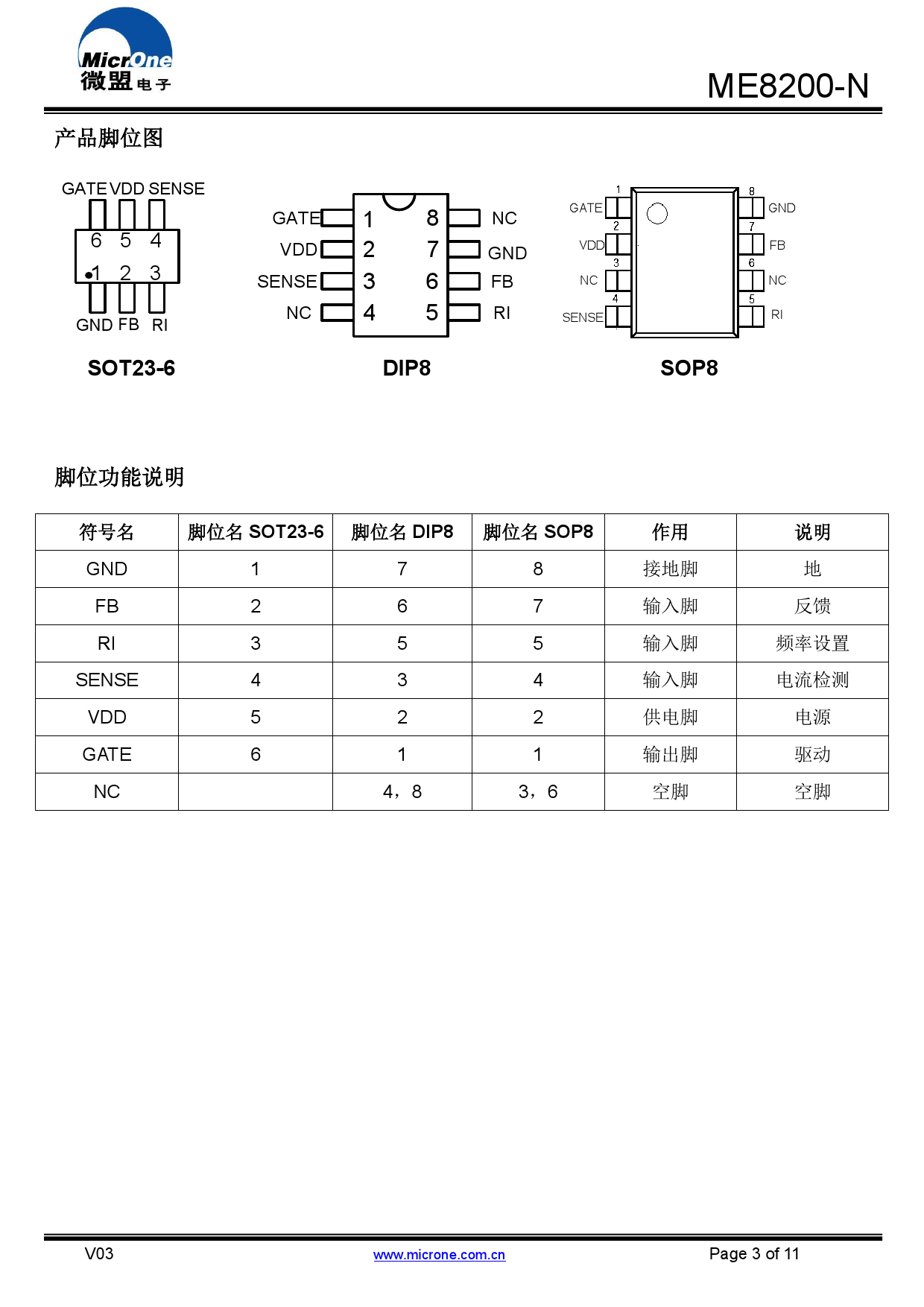 ME8200M6G-N_（MICRONE(南京微盟)）ME8200M6G-N中文资料_价格_PDF手册-立创电子商城