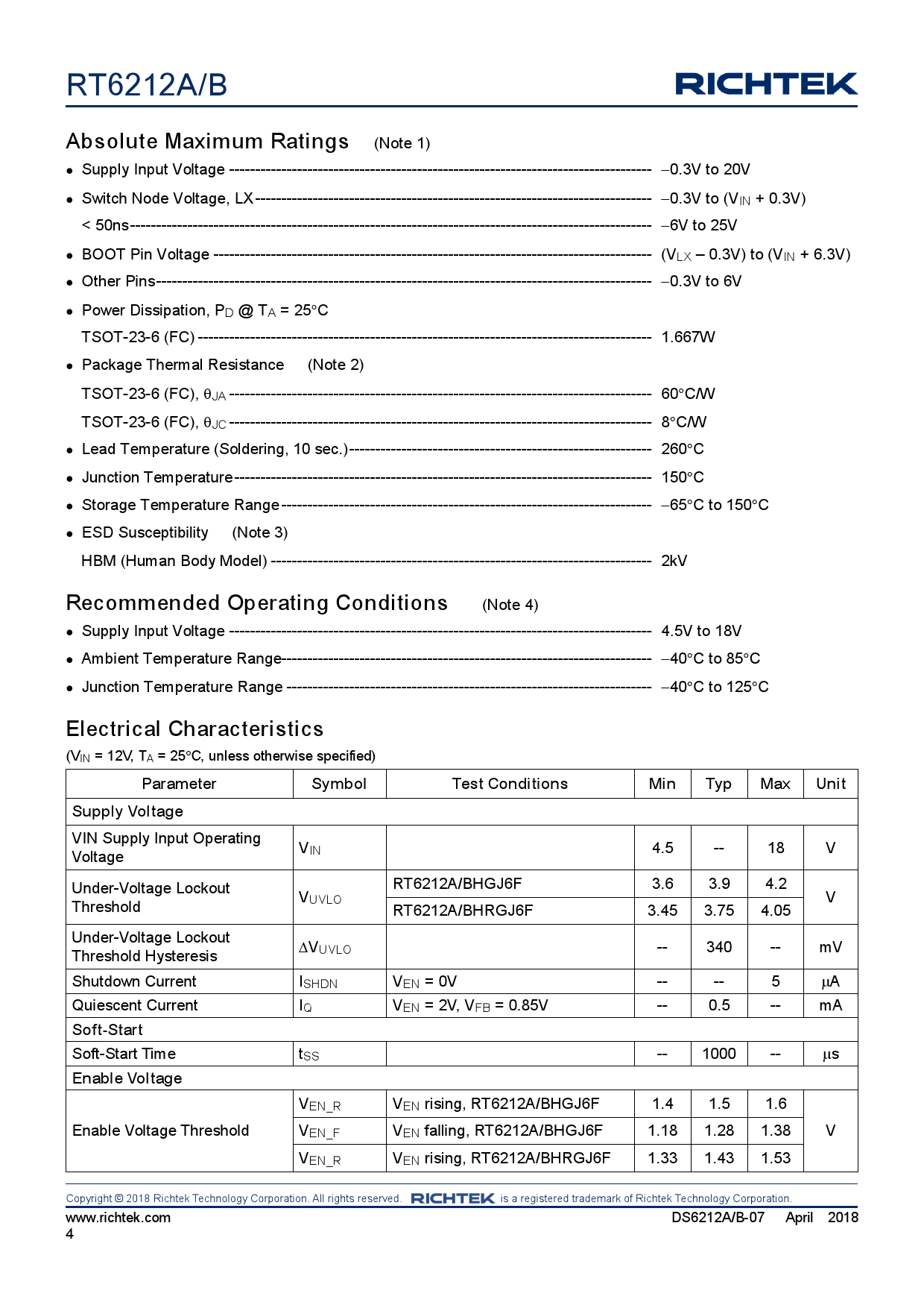 RT6212AHGJ6F_（RICHTEK(立锜)）RT6212AHGJ6F中文资料_价格_PDF手册-立创电子商城