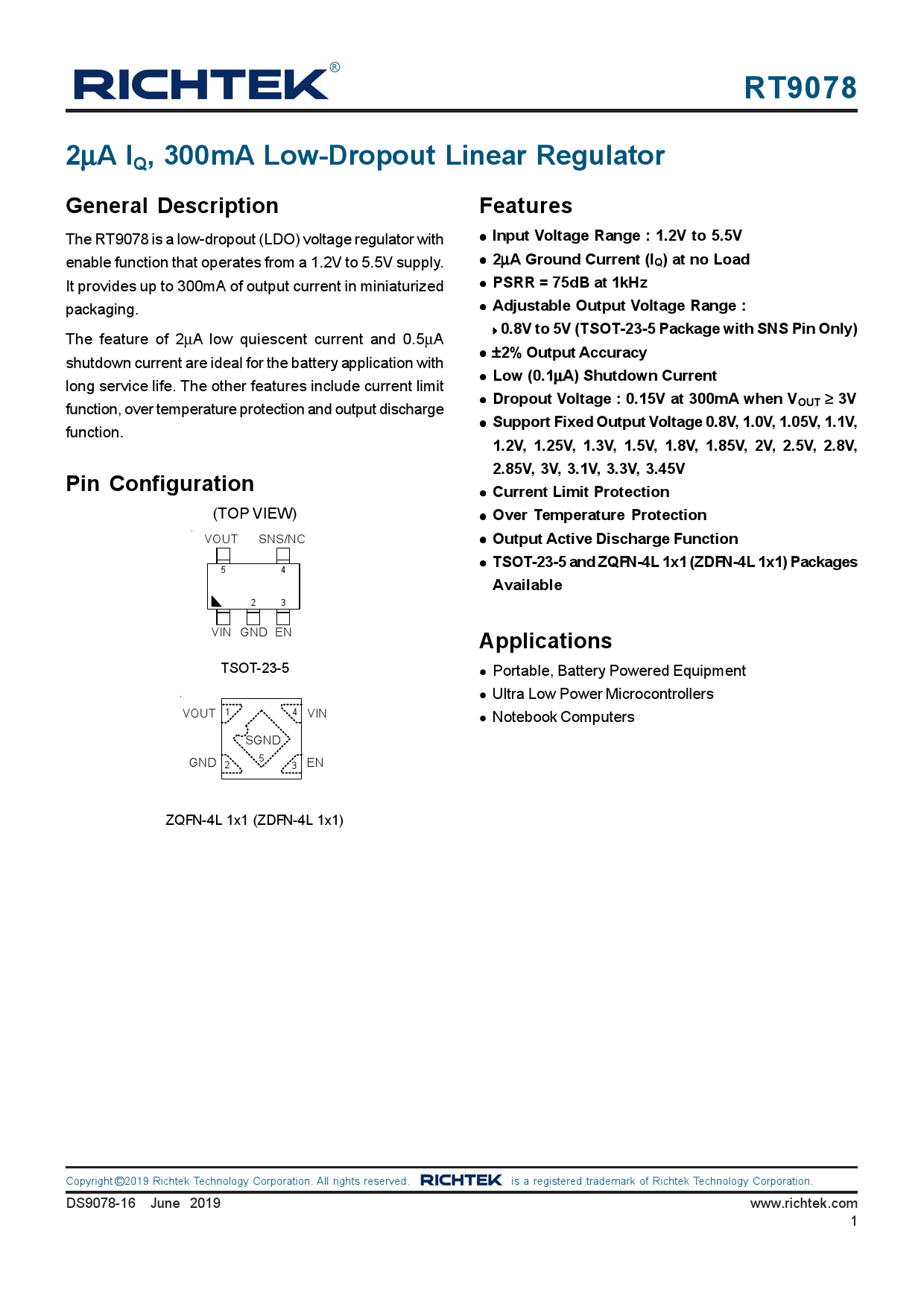 RT9078N-08GJ5_（RICHTEK(立锜)）RT9078N-08GJ5中文资料_价格_PDF手册-立创电子商城