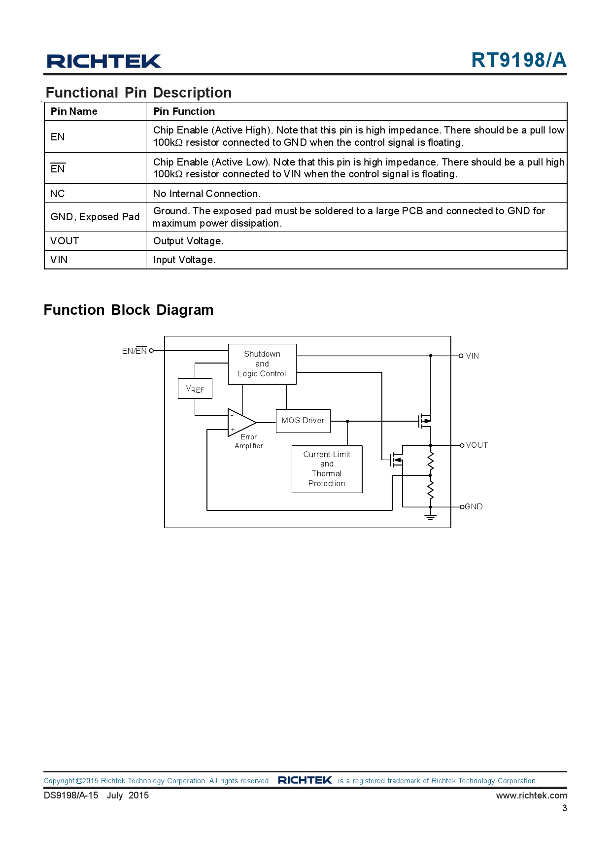 RT9198-33GBR_（RICHTEK(立锜)）RT9198-33GBR中文资料_价格_PDF手册-立创电子商城