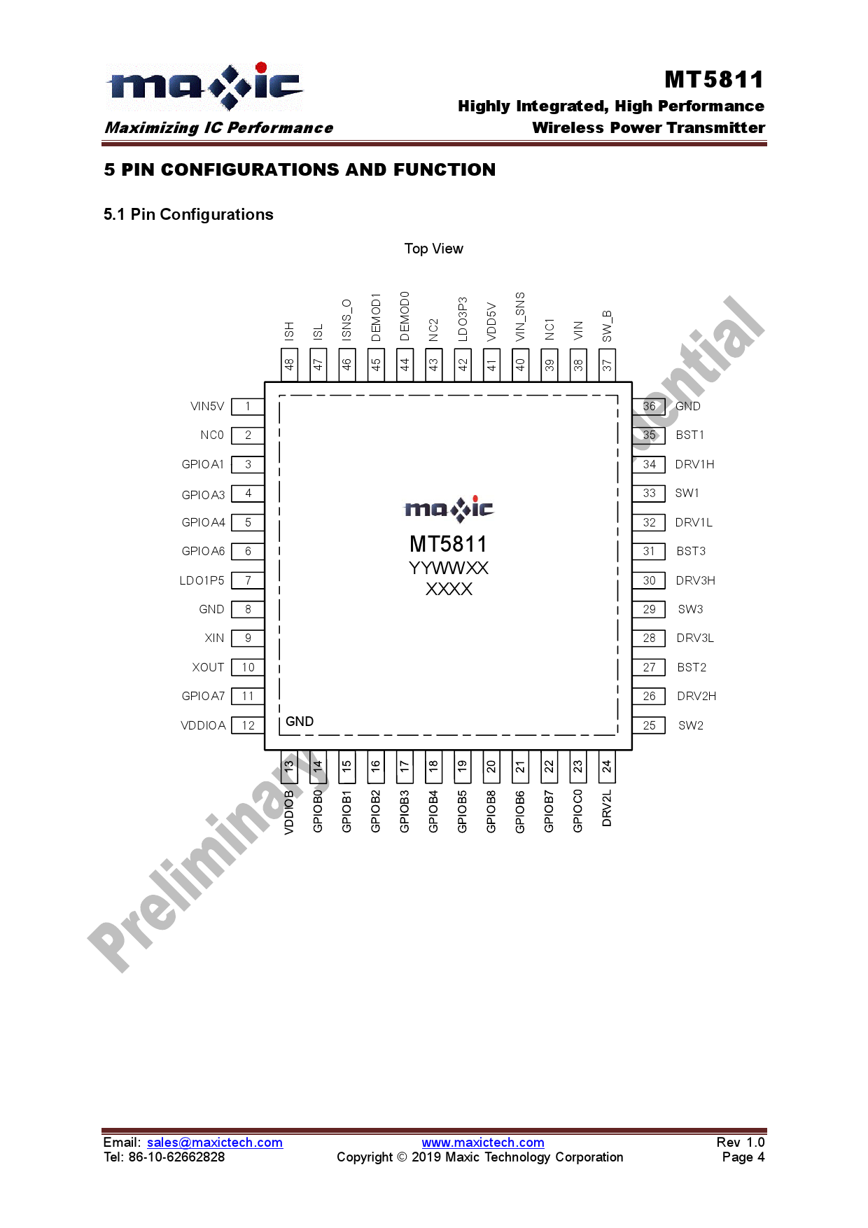 MT5811_（MAXIC(美芯晟)）MT5811中文资料_价格_PDF手册-立创电子商城