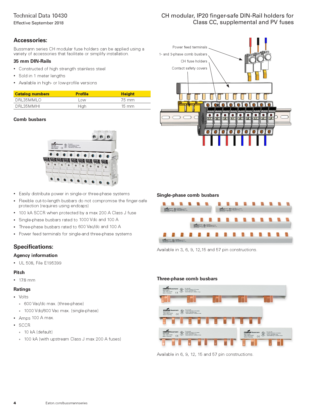 CHM3DU_（BUSSMANN）CHM3DU中文资料_价格_PDF手册-立创电子商城