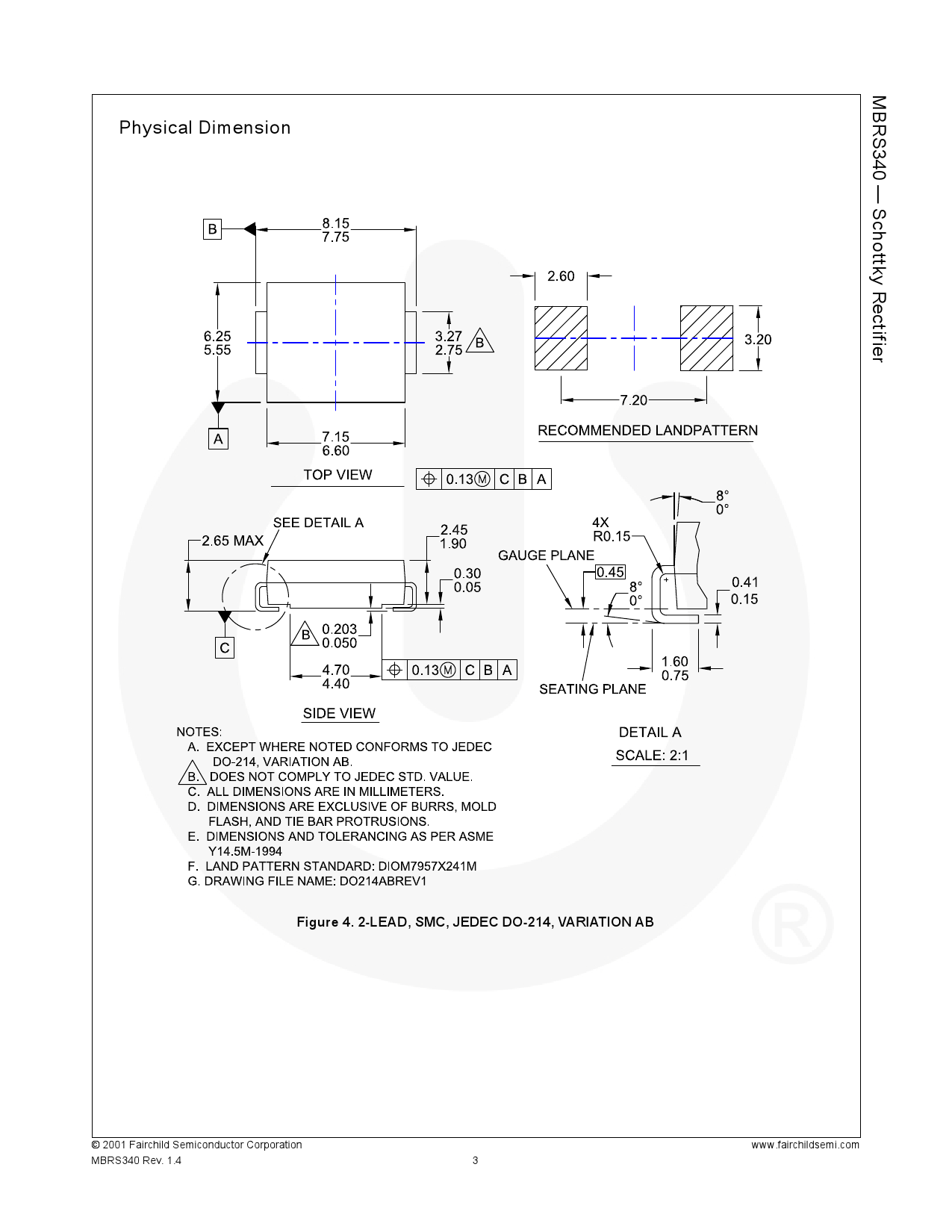 MBRS340_（onsemi(安森美)）MBRS340中文资料_价格_PDF手册-立创电子商城
