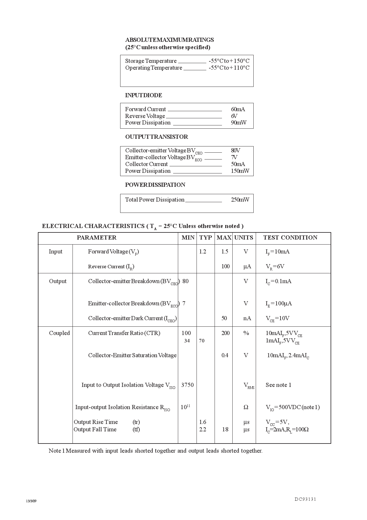 MOCD207_（ISOCOM(英国安数光)）MOCD207中文资料_价格_PDF手册-立创电子商城
