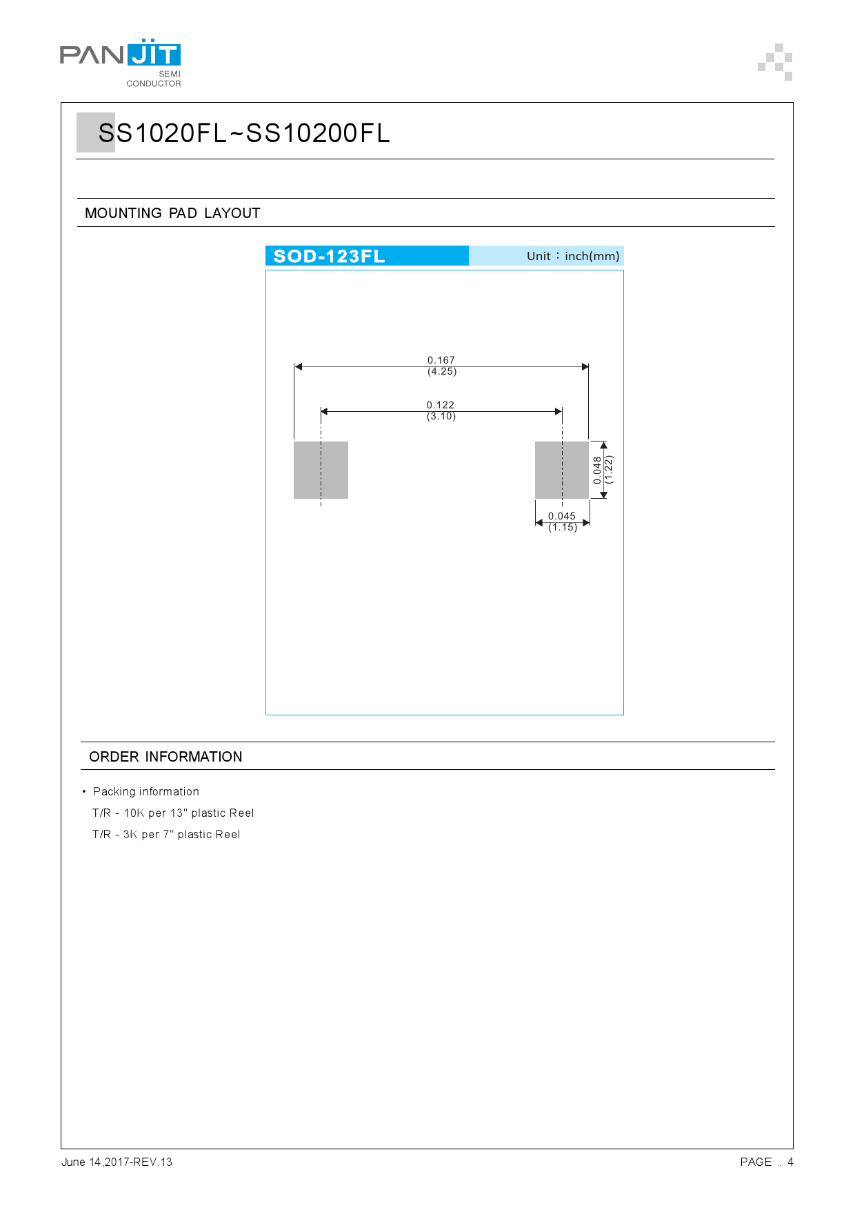 SS1040FL_R1_00001_（PANJIT(强茂)）SS1040FL_R1_00001中文资料_价格_PDF手册-立创电子商城