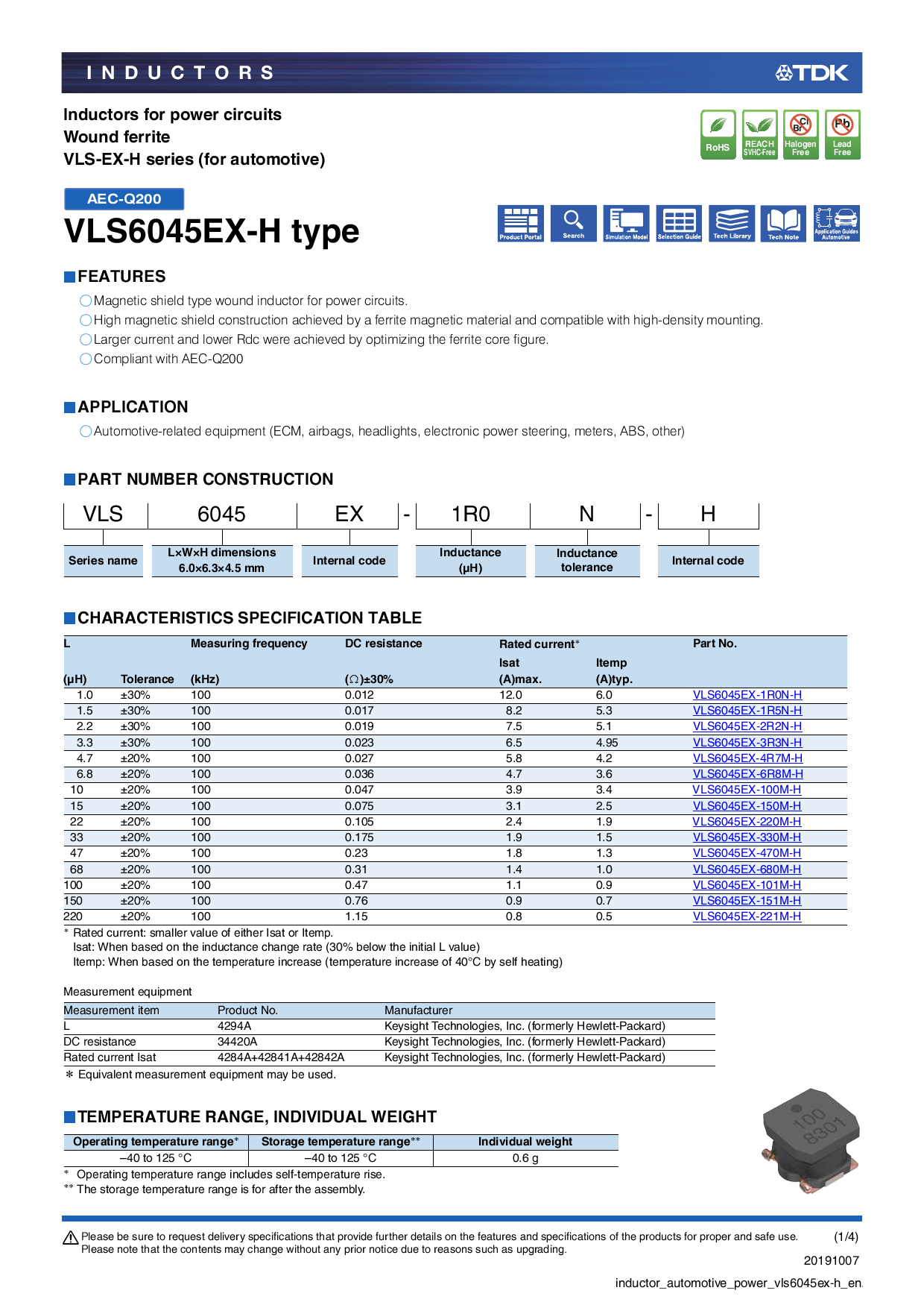 VLS6045EX-101M-H_（TDK）VLS6045EX-101M-H中文资料_价格_PDF手册-立创电子商城