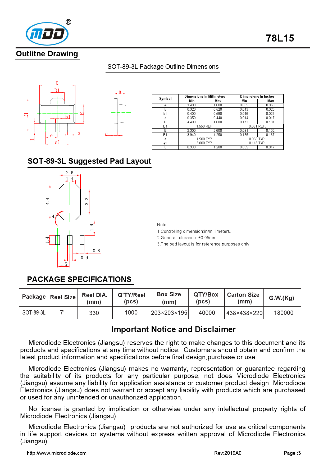 78L15_（MDD）78L15中文资料_价格_PDF手册-立创电子商城