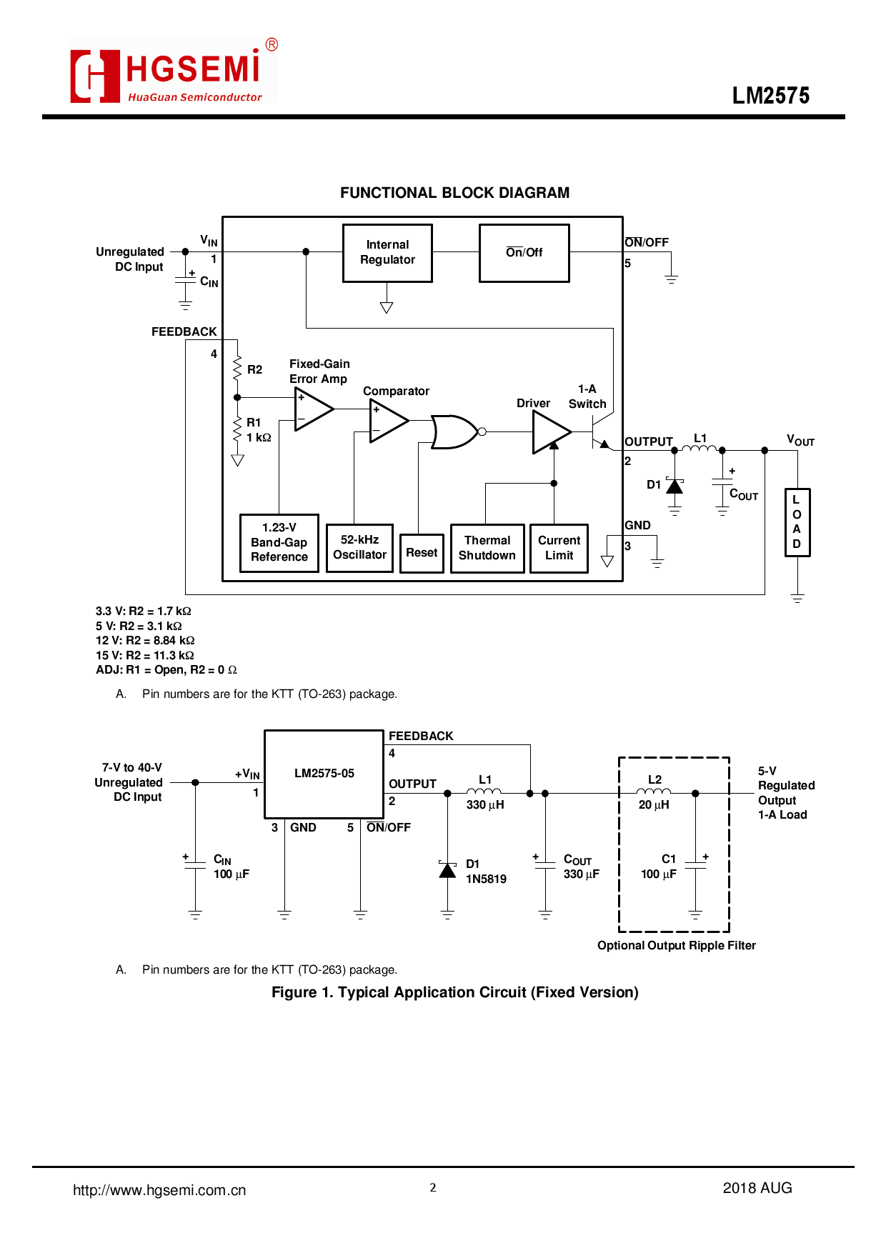 LM2575T-5.0_（HGSEMI(华冠)）LM2575T-5.0中文资料_价格_PDF手册-立创电子商城