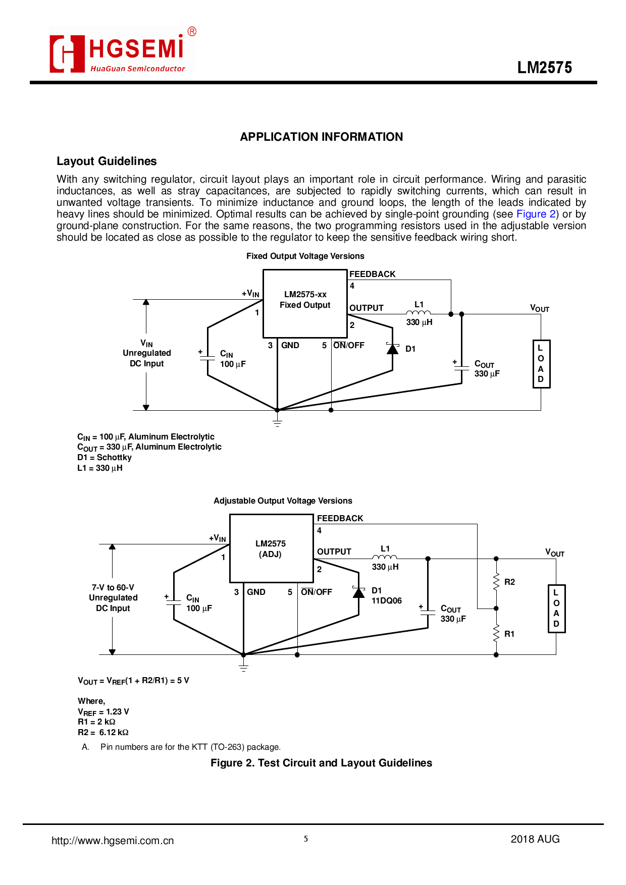 LM2575T-5.0_（HGSEMI(华冠)）LM2575T-5.0中文资料_价格_PDF手册-立创电子商城