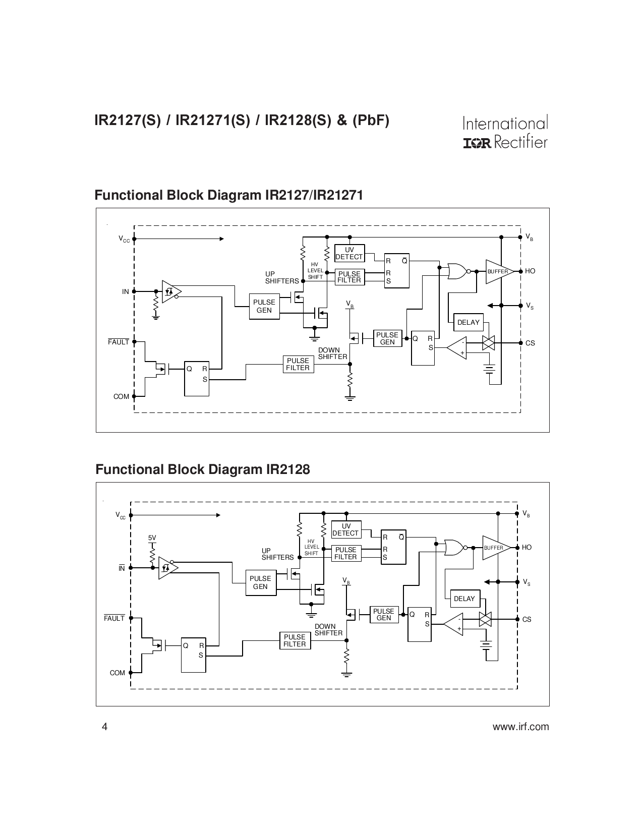 IR2127STRPBF_（Infineon(英飞凌)）IR2127STRPBF中文资料_价格_PDF手册-立创电子商城