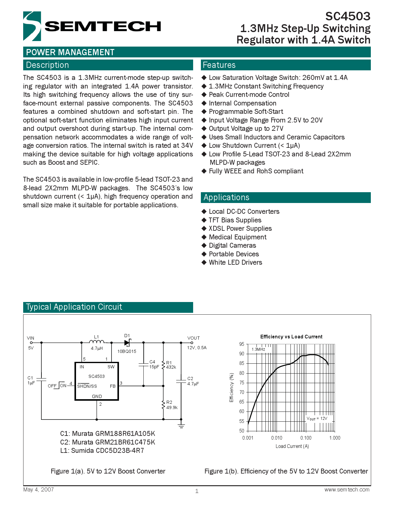 SC4503TSKTRT_（SEMTECH）SC4503TSKTRT中文资料_价格_PDF手册-立创电子商城