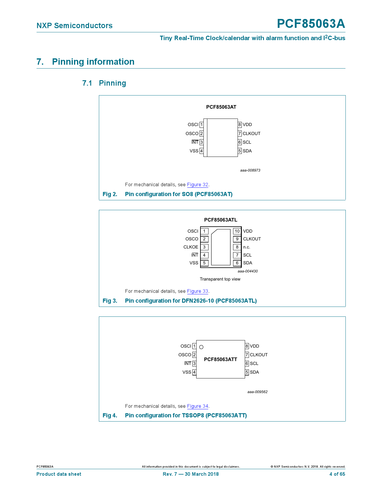 PCF85063AT/A_（NXP(恩智浦)）PCF85063AT/A中文资料_价格_PDF手册-立创电子商城