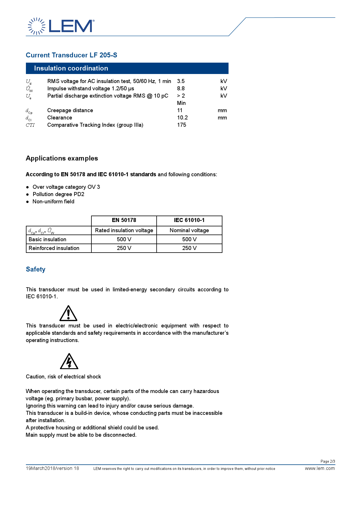 LF205-S_（LEM(莱姆)）LF205-S中文资料_价格_PDF手册-立创电子商城