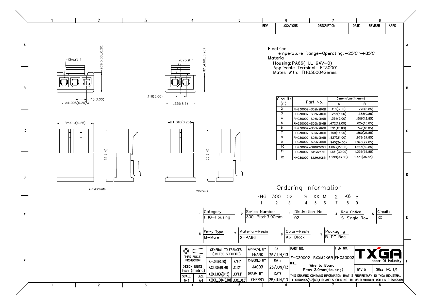 FHG30002-S03M2K6B_（TXGA(特思嘉)）FHG30002-S03M2K6B中文资料_价格_PDF手册-立创电子商城