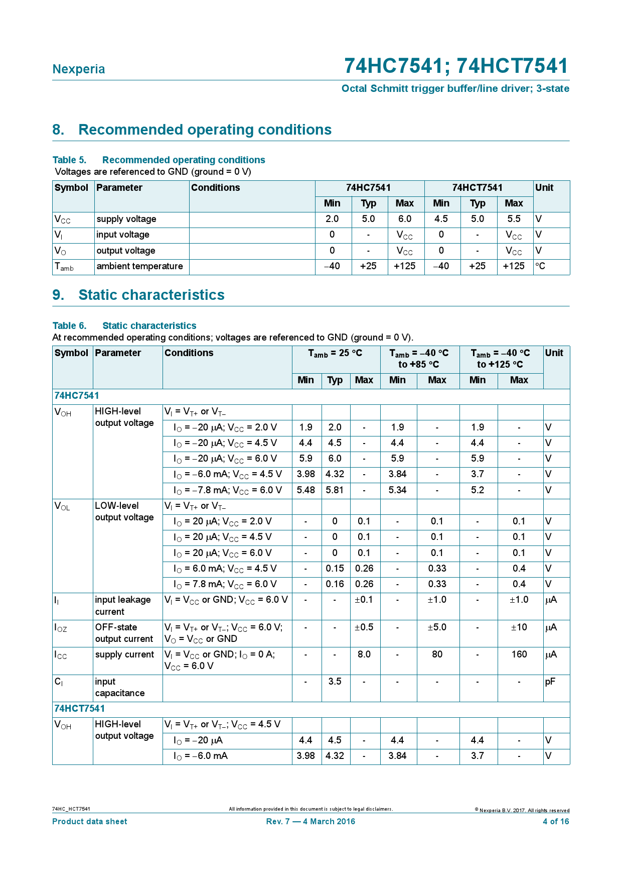 74HC7541D,118_（Nexperia(安世)）74HC7541D,118中文资料_价格_PDF手册-立创电子商城