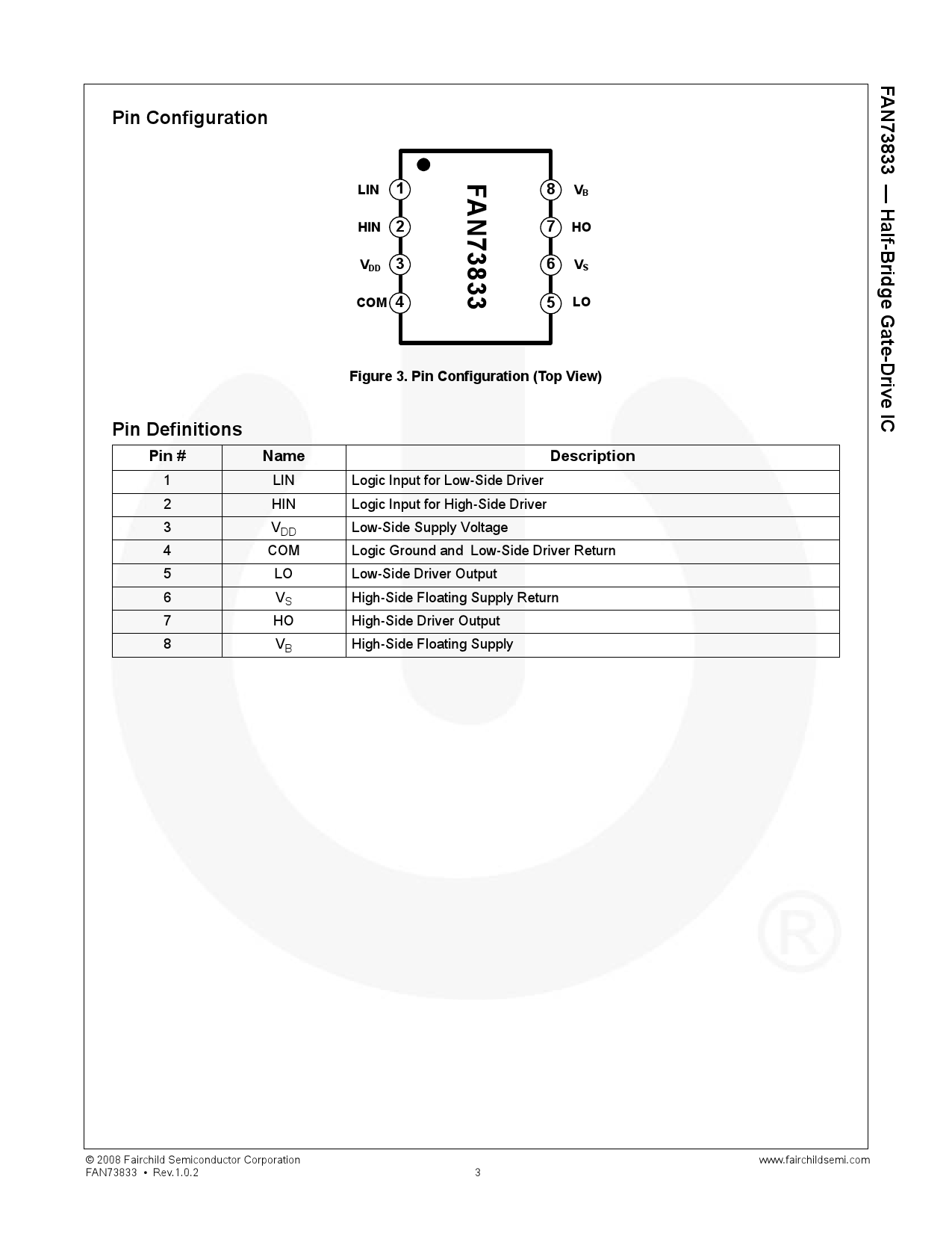 FAN73833MX_（onsemi(安森美)）FAN73833MX中文资料_价格_PDF手册-立创电子商城
