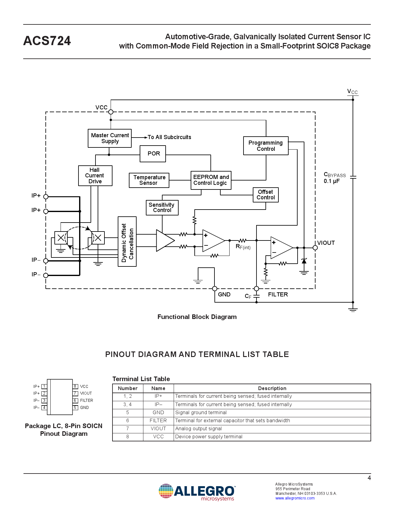 ACS724LLCTR-20AU-T_（ALLEGRO(美国埃戈罗)）ACS724LLCTR-20AU-T中文资料_价格_PDF手册-立创电子商城
