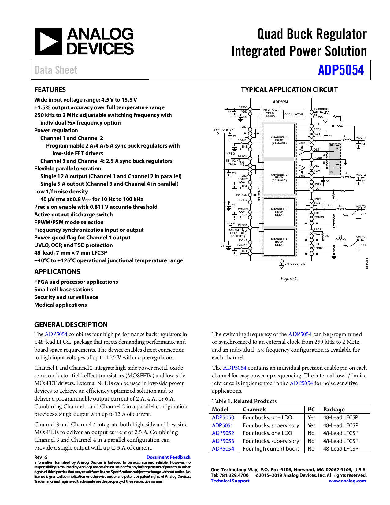 ADP5054ACPZ-R7_（ADI(亚德诺)）ADP5054ACPZ-R7中文资料_价格_PDF手册-立创电子商城