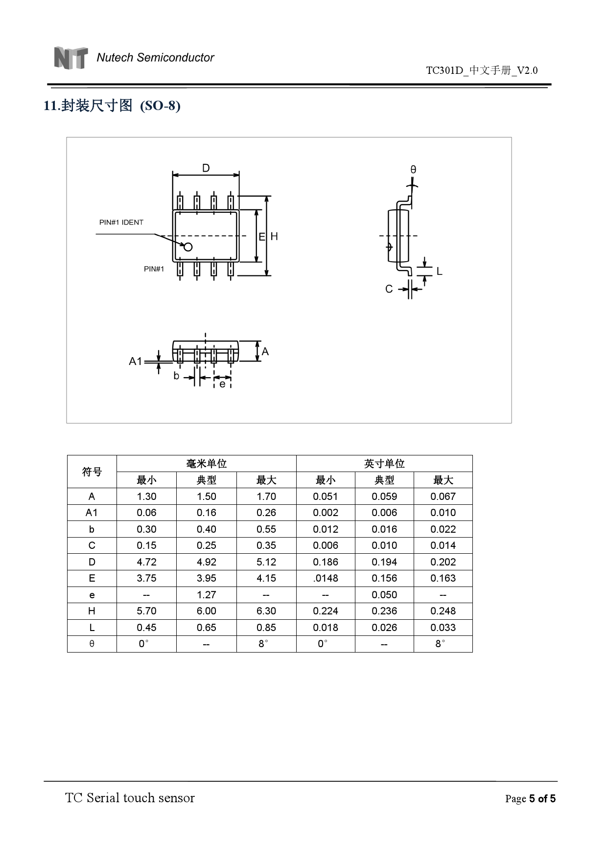 TC301D_（NUTECH(诺泰)）TC301D中文资料_价格_PDF手册-立创电子商城