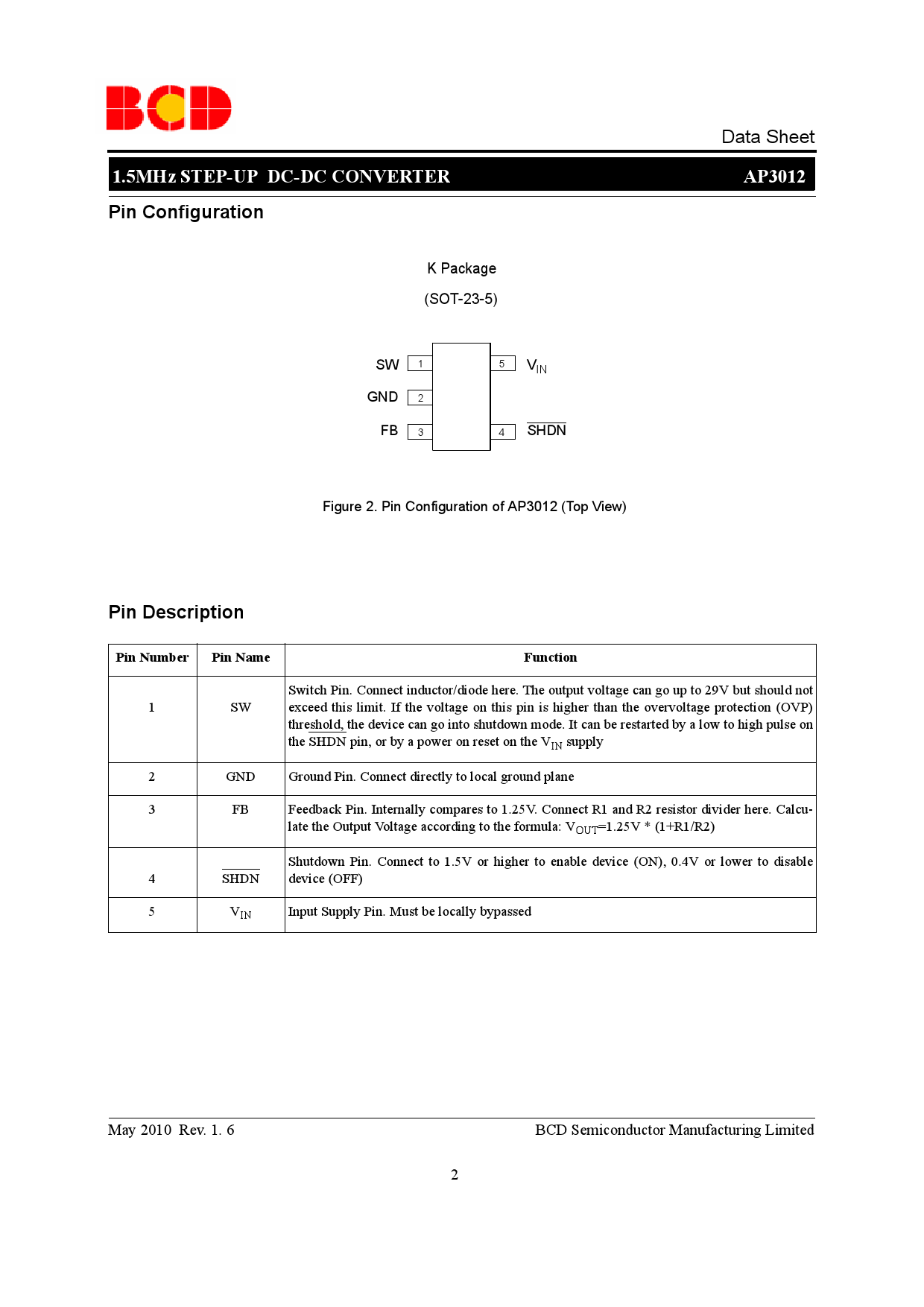 AP3012KTR-E1_（DIODES(美台)）AP3012KTR-E1中文资料_价格_PDF手册-立创电子商城