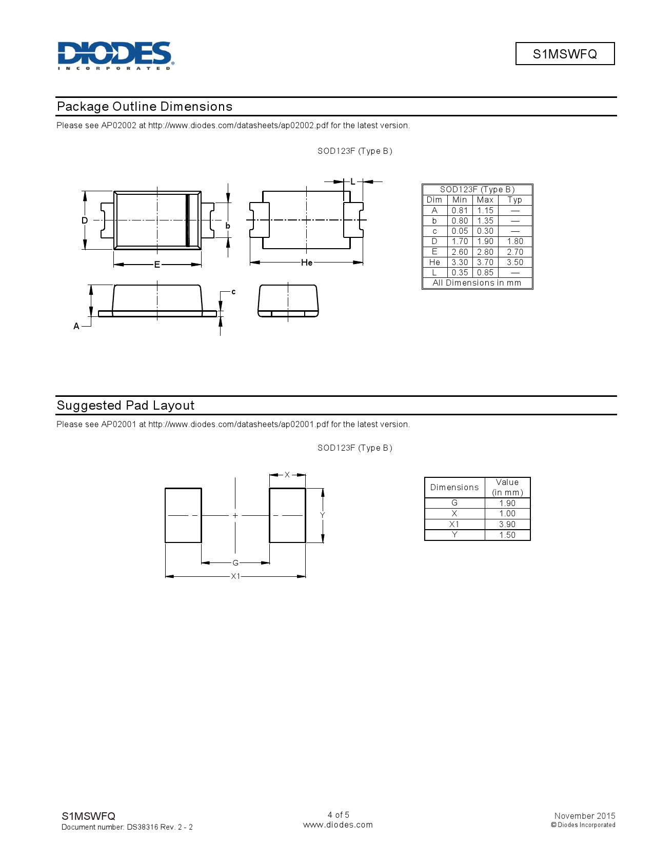 S1MSWFQ-7_（DIODES(美台)）S1MSWFQ-7中文资料_价格_PDF手册-立创电子商城