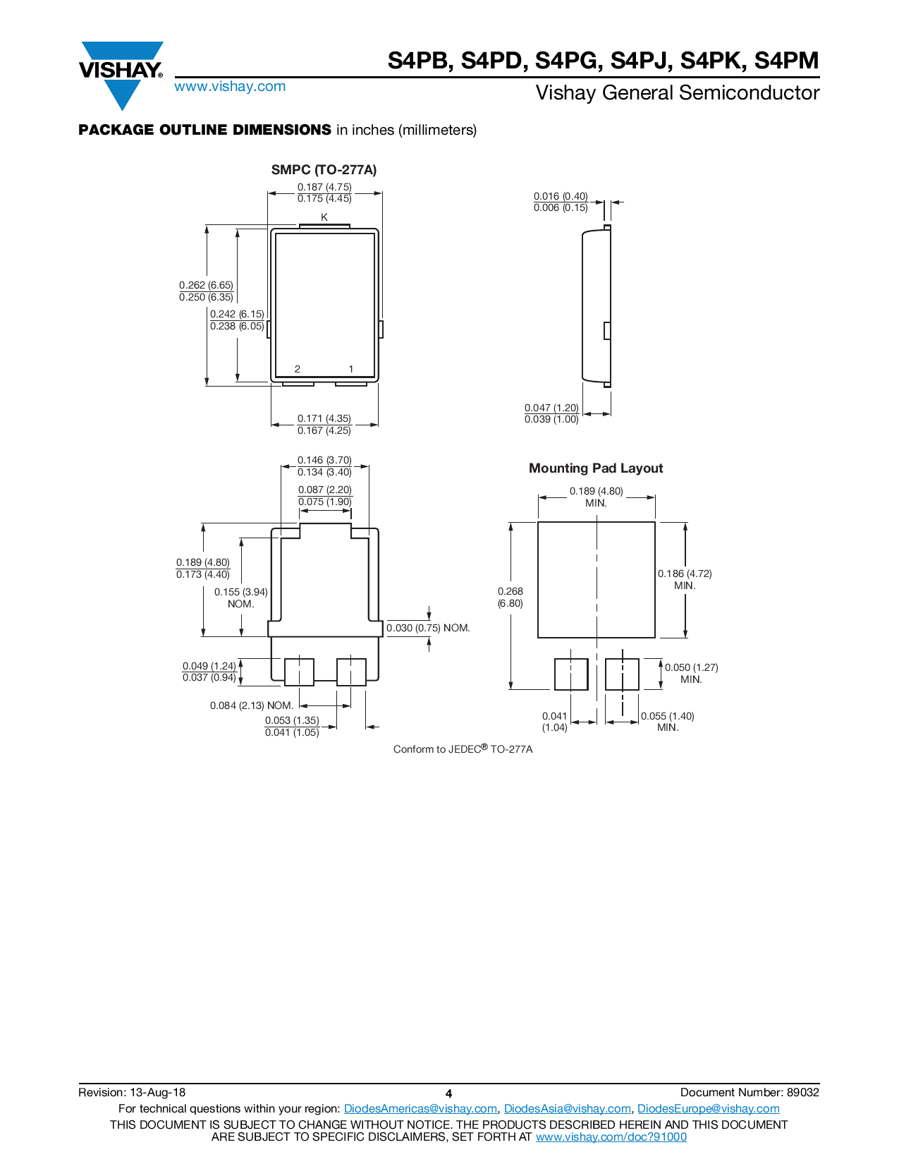 S4PK-M3/86A_（VISHAY(威世)）S4PK-M3/86A中文资料_价格_PDF手册-立创电子商城