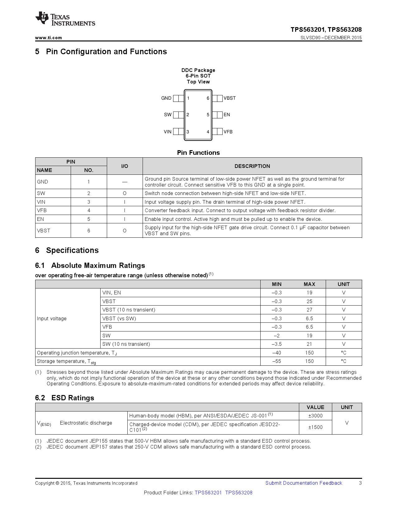 TPS563208DDCR_（TI(德州仪器)）TPS563208DDCR中文资料_价格_PDF手册-立创电子商城