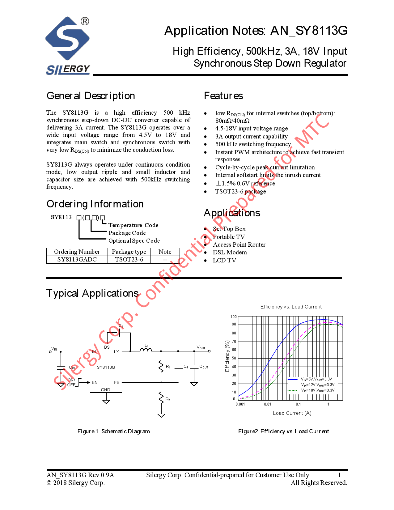 SY8113GADC_（矽力杰silergy）SY8113GADC中文资料_价格_PDF手册-立创电子商城