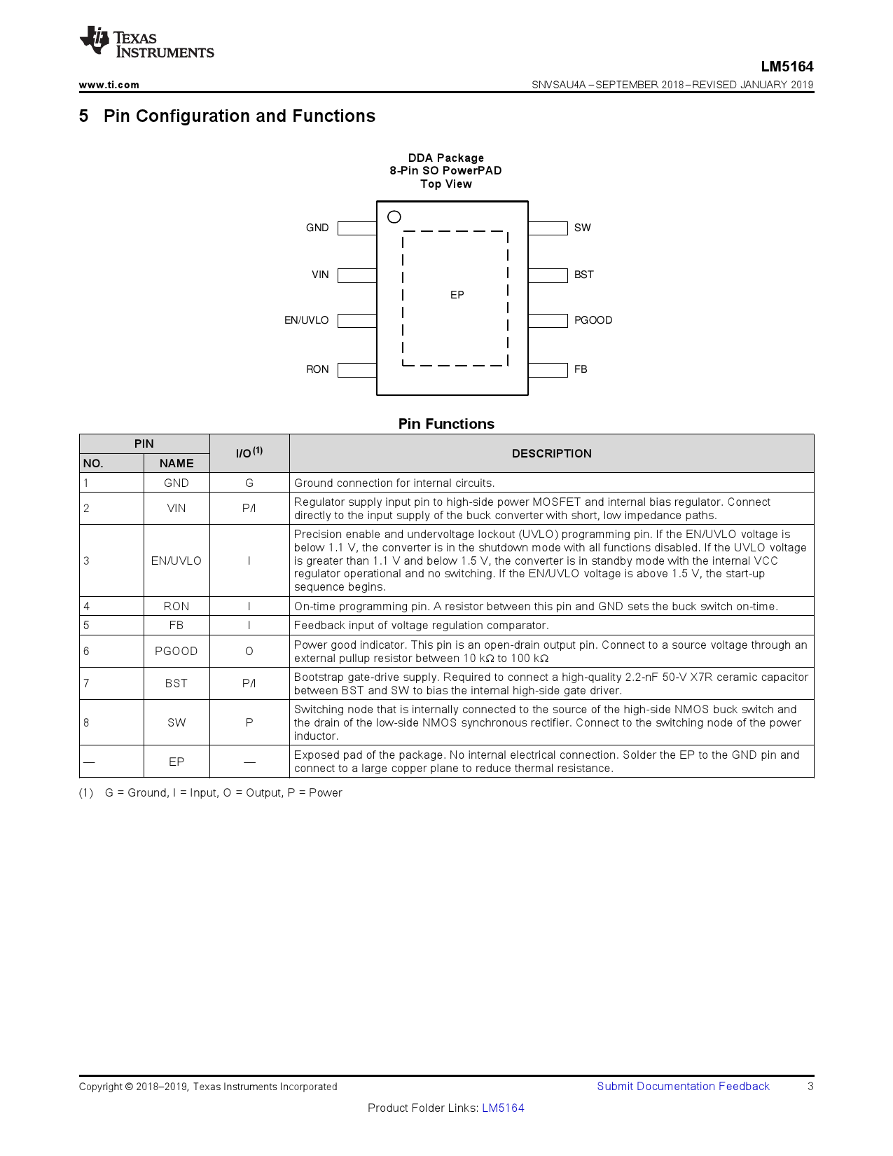 LM5164DDAR_（TI(德州仪器)）LM5164DDAR中文资料_价格_PDF手册-立创电子商城