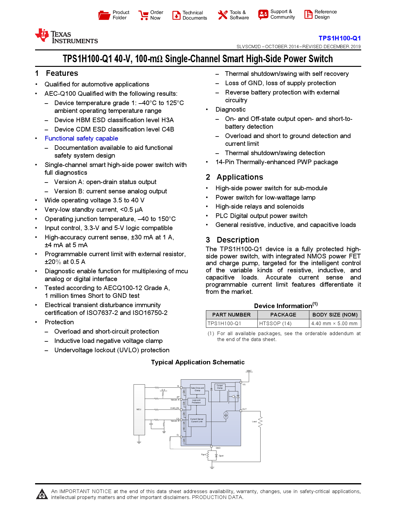 TPS1H100AQPWPRQ1_（TI(德州仪器)）TPS1H100AQPWPRQ1中文资料_价格_PDF手册-立创电子商城